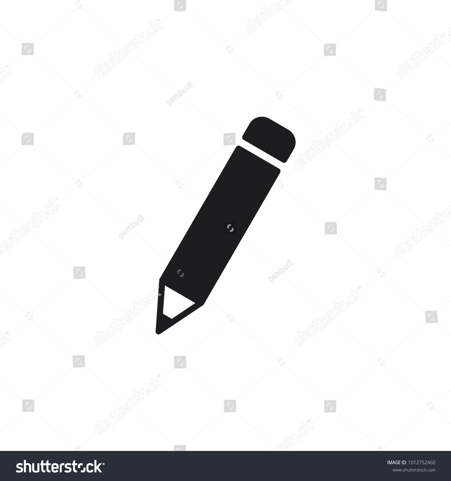 pencil icon in trendy flat style pencil vector icon _站酷海洛_正版图片_视频_字体_音乐 ...