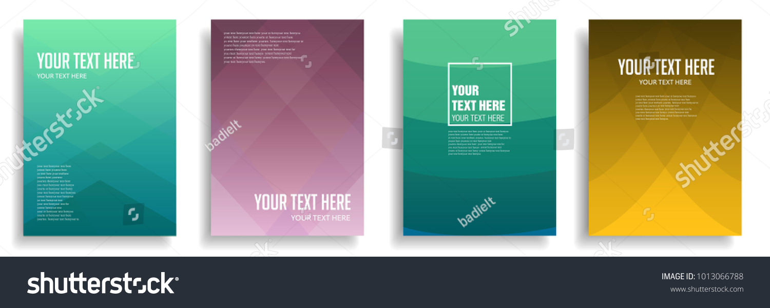 minimal cover design with dynamic colorful halftone gradient. vector ...