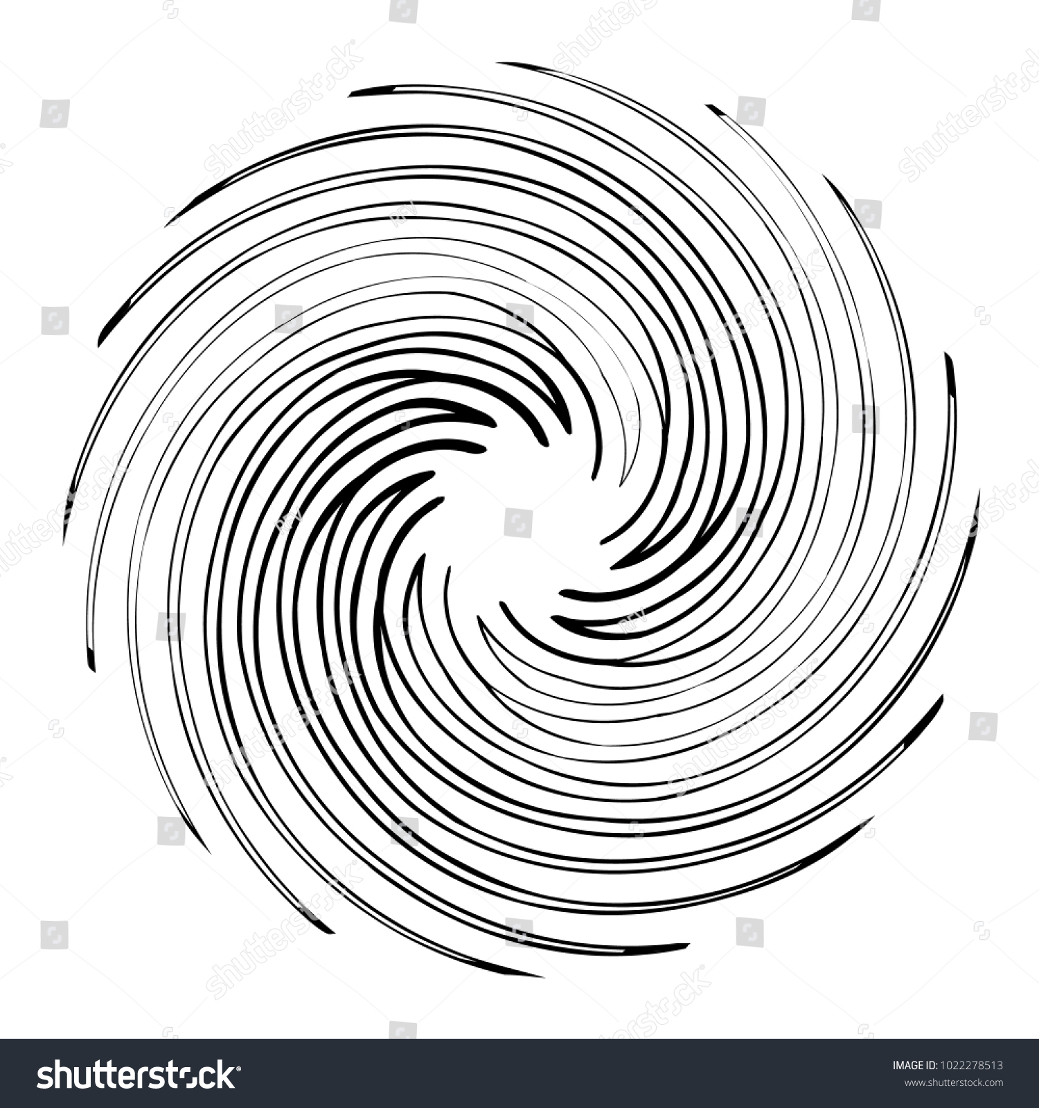 Geometric radial element. Abstract concentric radial geometric motif_站酷 ...