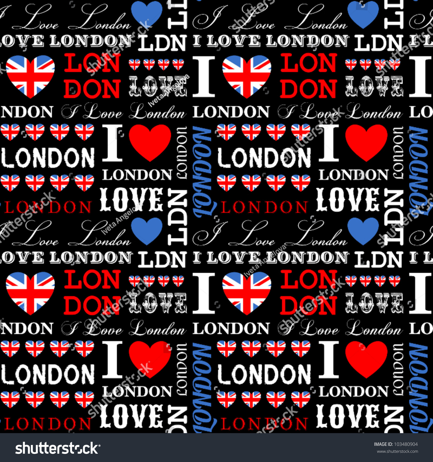I Love London seamless pattern._站酷海洛_正版图片_视频_字体_音乐素材交易平台_站酷旗下品牌