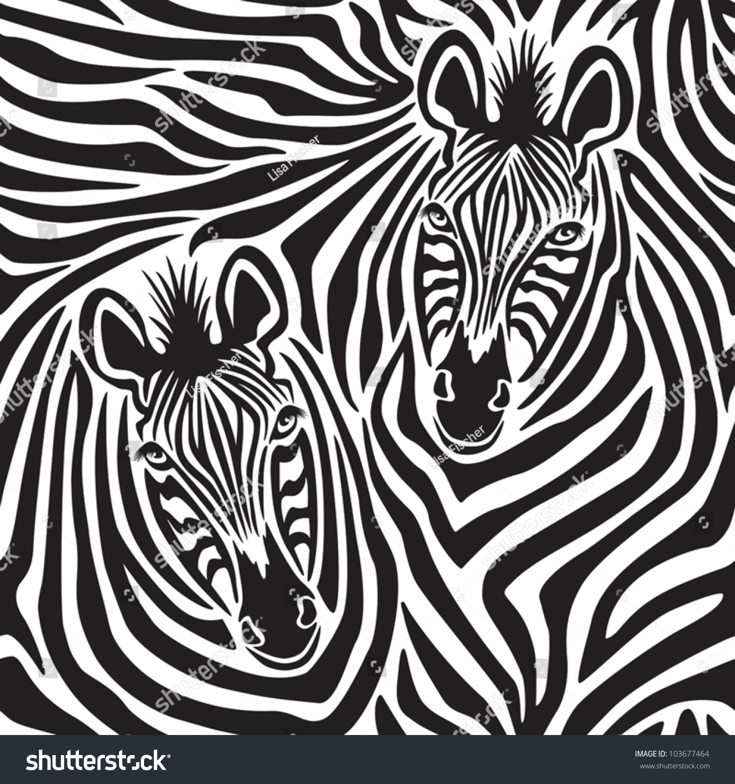 Zebra Couple repeating pattern._站酷海洛_正版图片_视频_字体_音乐素材交易平台_站酷旗下品牌