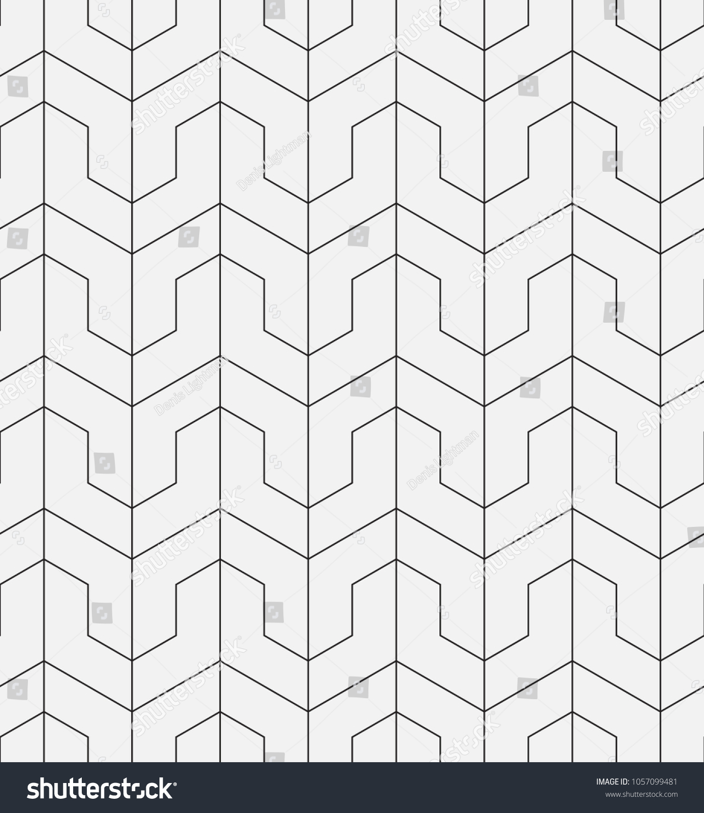 Vector seamless pattern. Regular abstract striped texture. Geometric ...