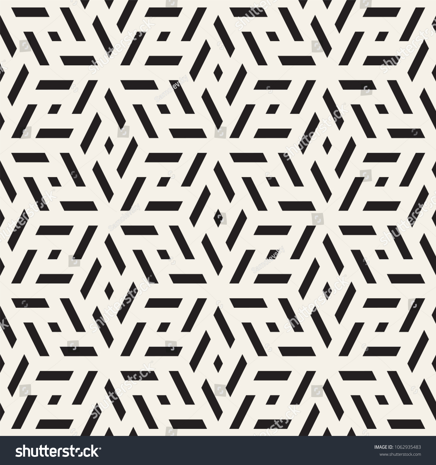 Vector seamless abstract pattern. Modern stylish lattice texture ...