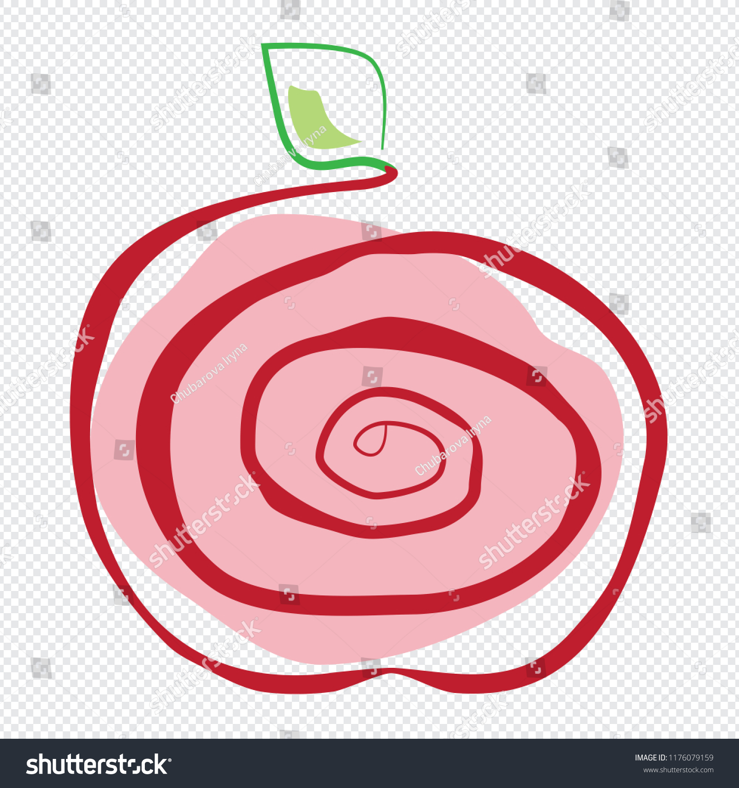 Apple paste icon vector design logo. Healthy vegan food illustration._站 ...