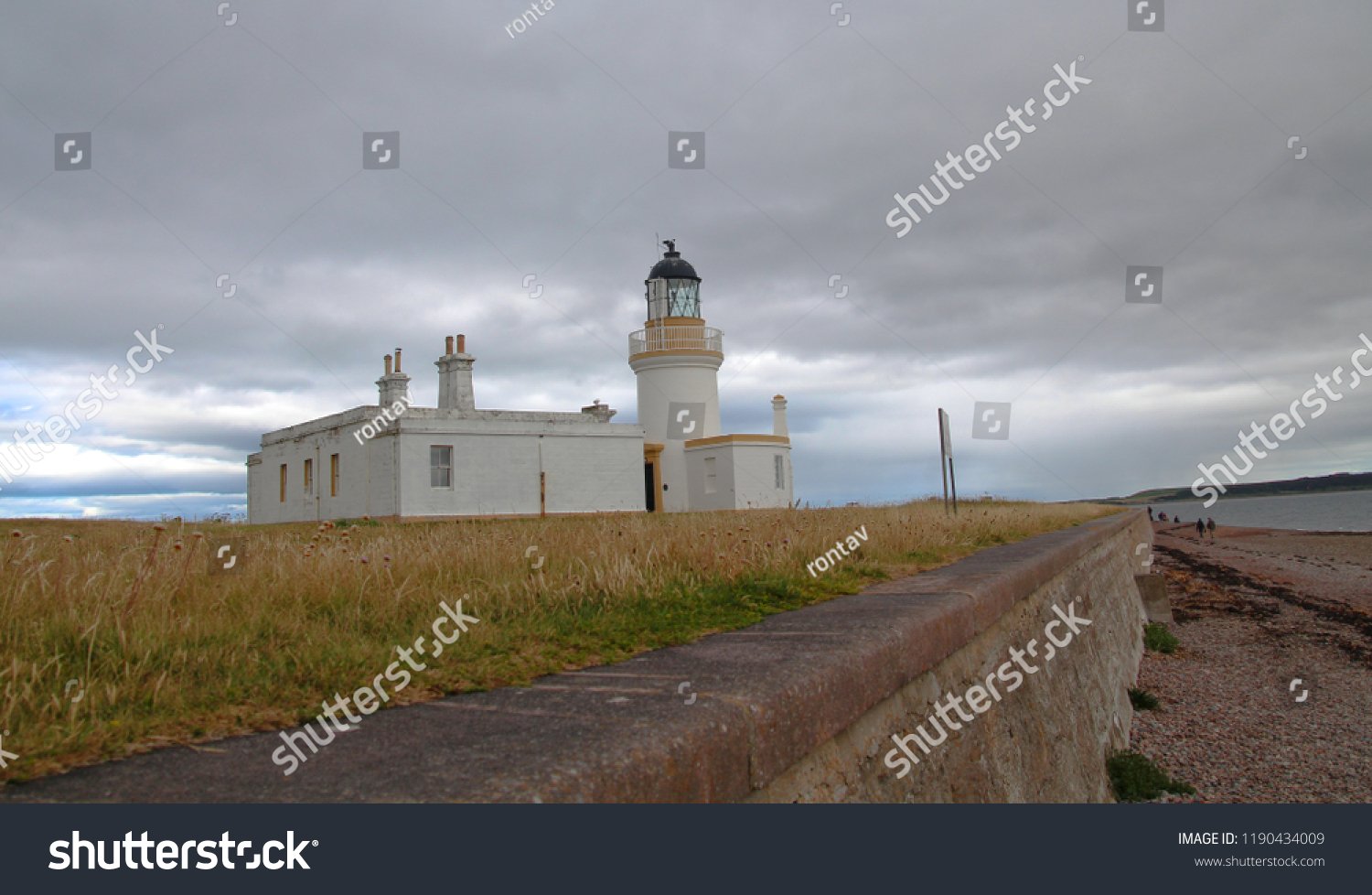 Chanonry Point lighthouse Black Isle Moray Firth Inverness Scotland ...