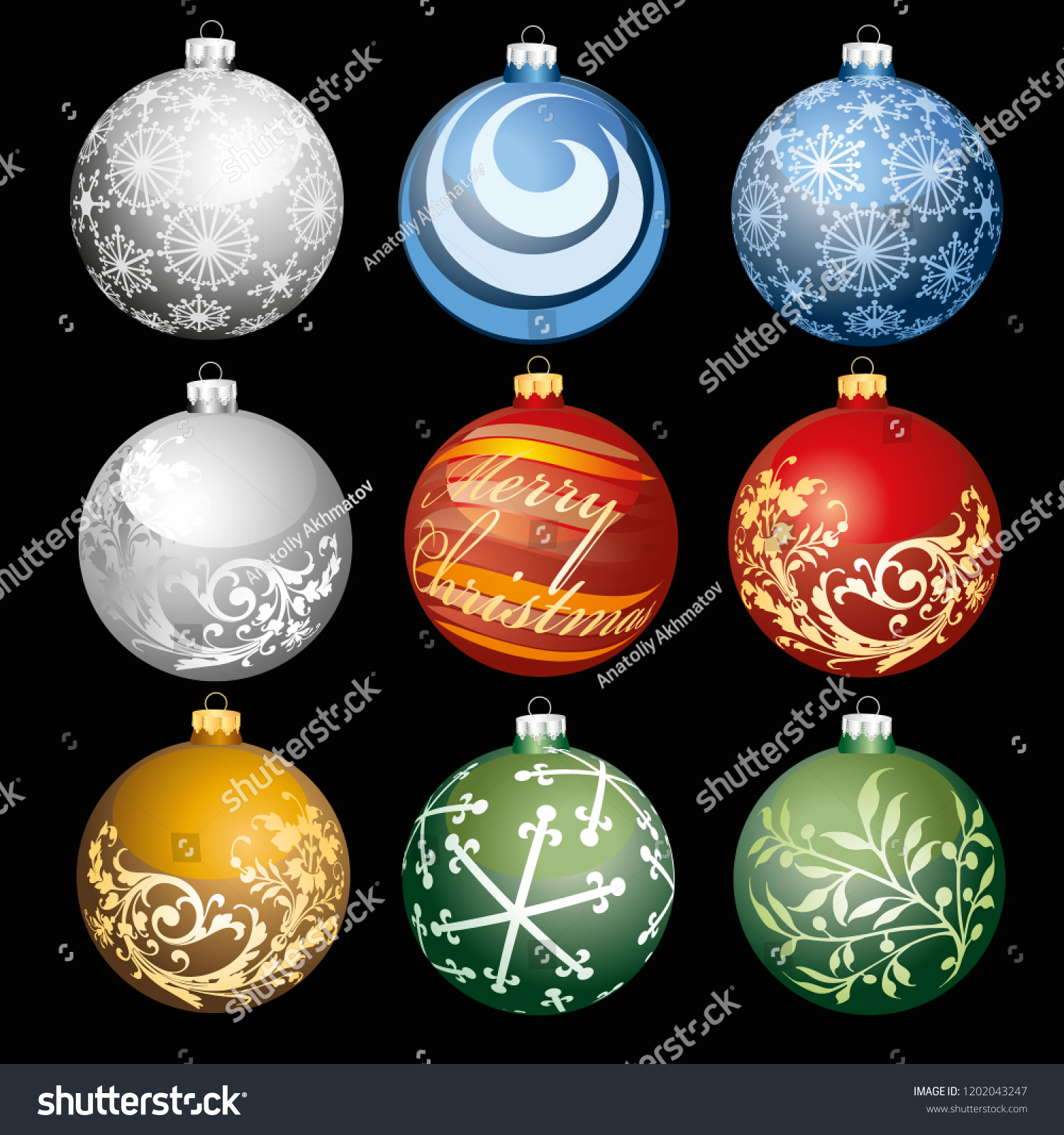 Christmas balls for Christmas tree decoration_站酷海洛_正版图片_视频_字体_音乐素材交易平台 ...