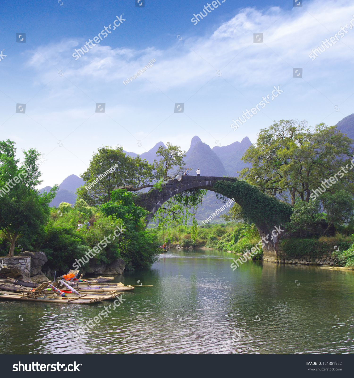 China Guilin Yangshuo Bridge_站酷海洛_正版图片_视频_字体_音乐素材交易平台_站酷旗下品牌