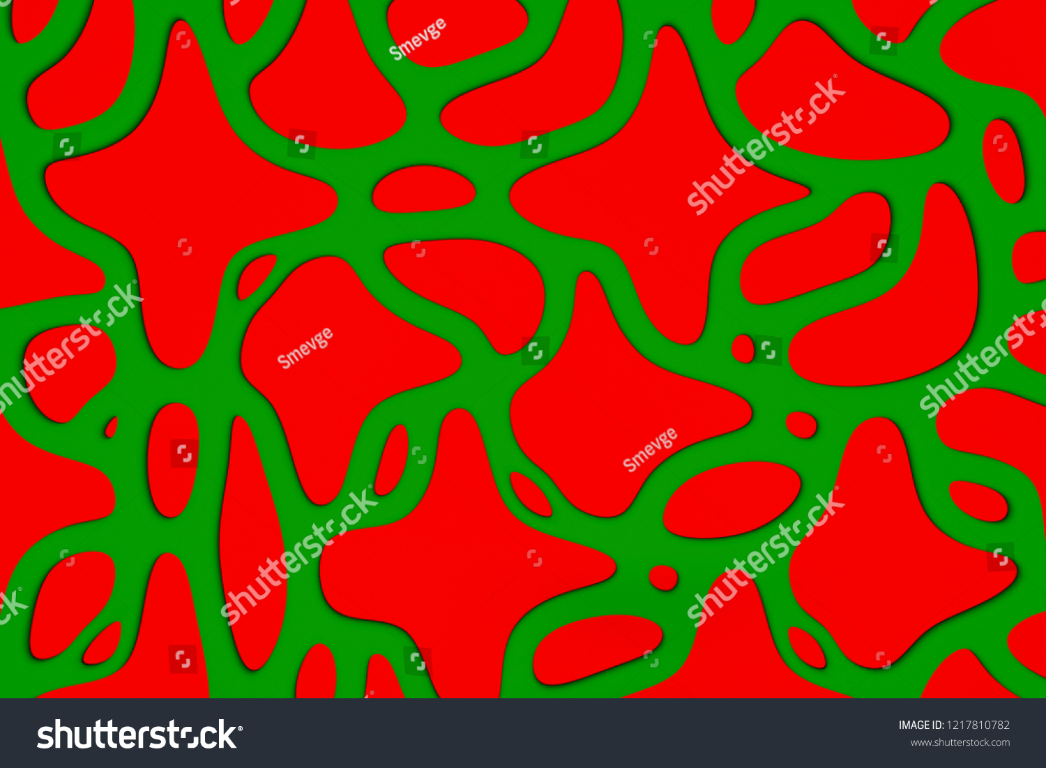 Abstract colored surface background. Random cells. Extruded ornament ...