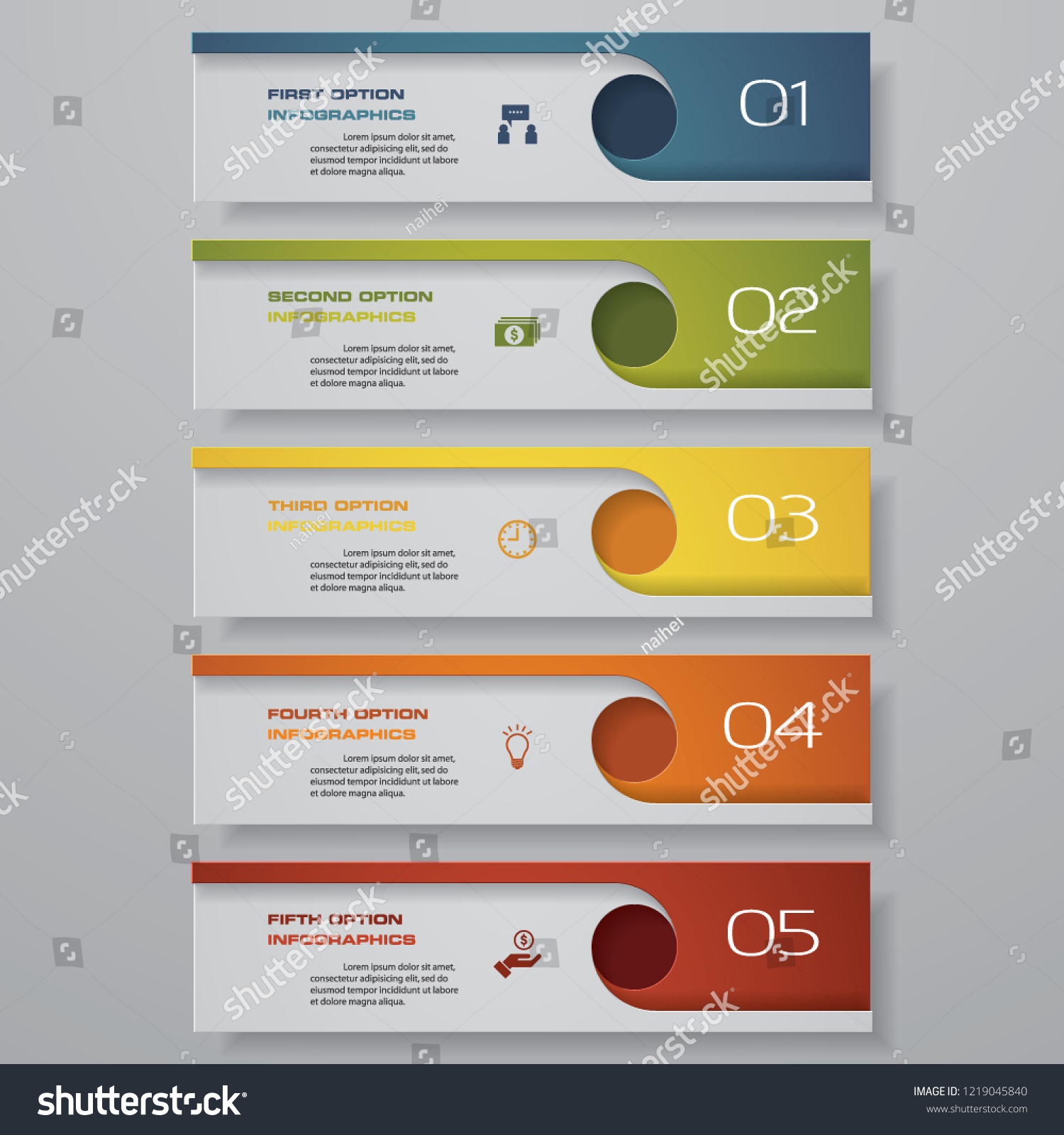 Design clean number banners template/graphic or website layout. Vector ...