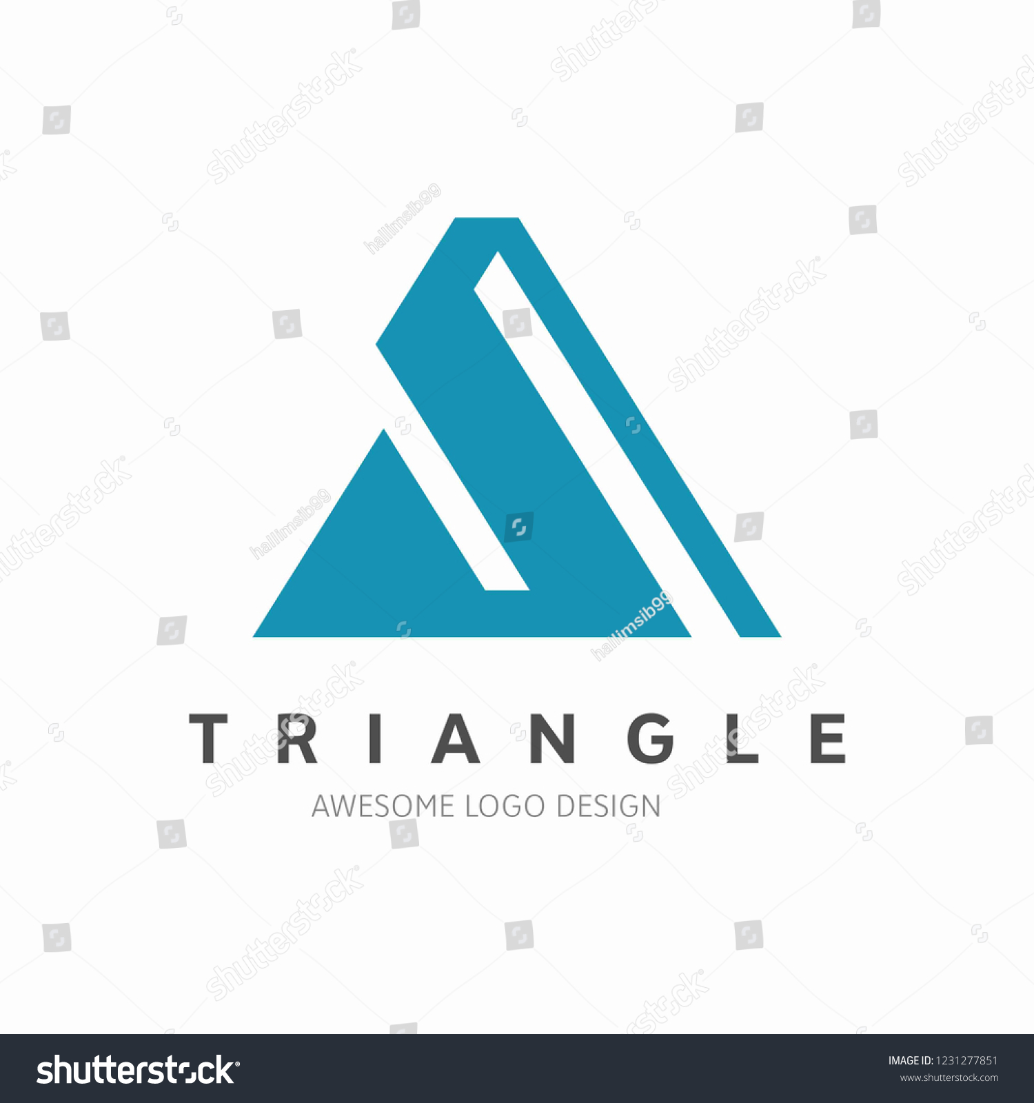 Modern and creative Triangle Logo design vector template. Business ...