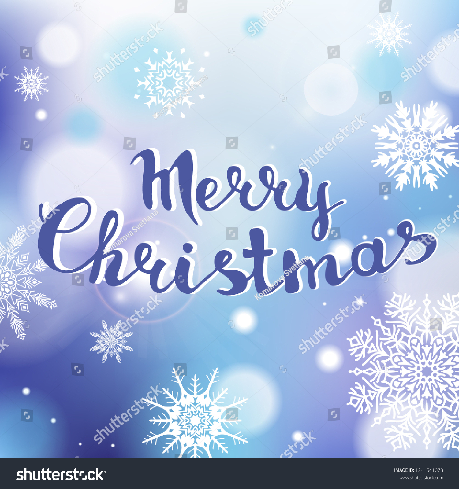 Happy Christmas beautiful vector inscription calligraphy lettering on a ...