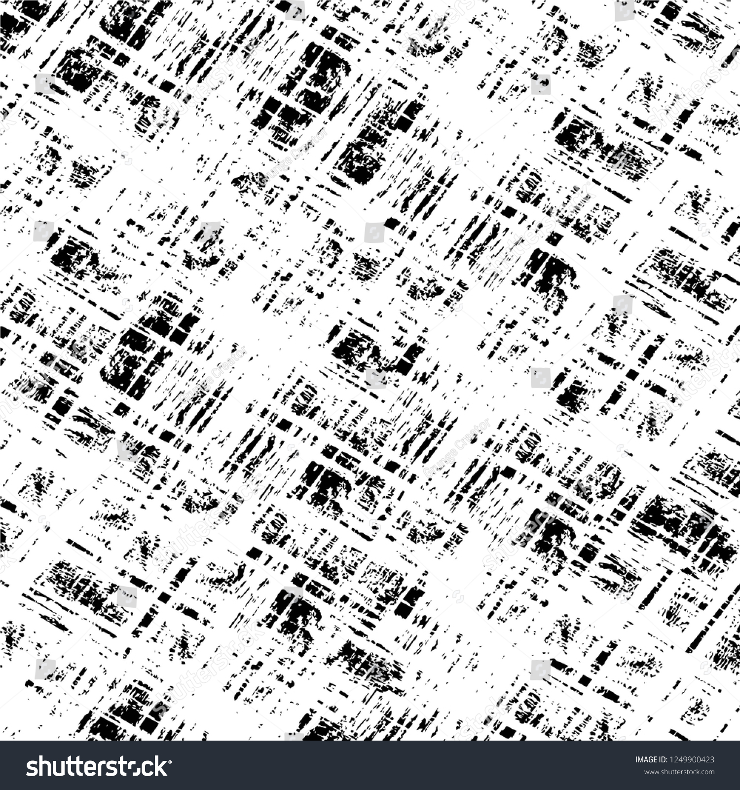 Grunge overlay layer. Abstract black and white vector background ...