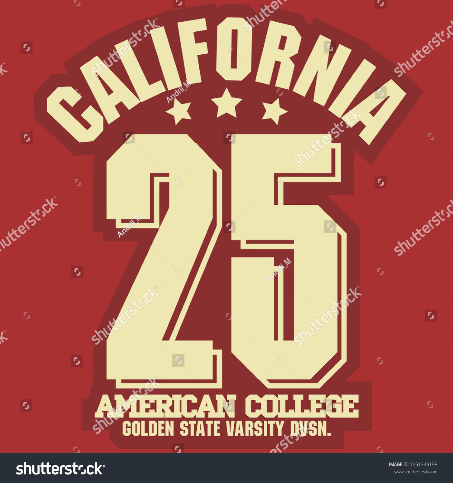 California sport wear T-shirt design. Los Angeles City Typography ...