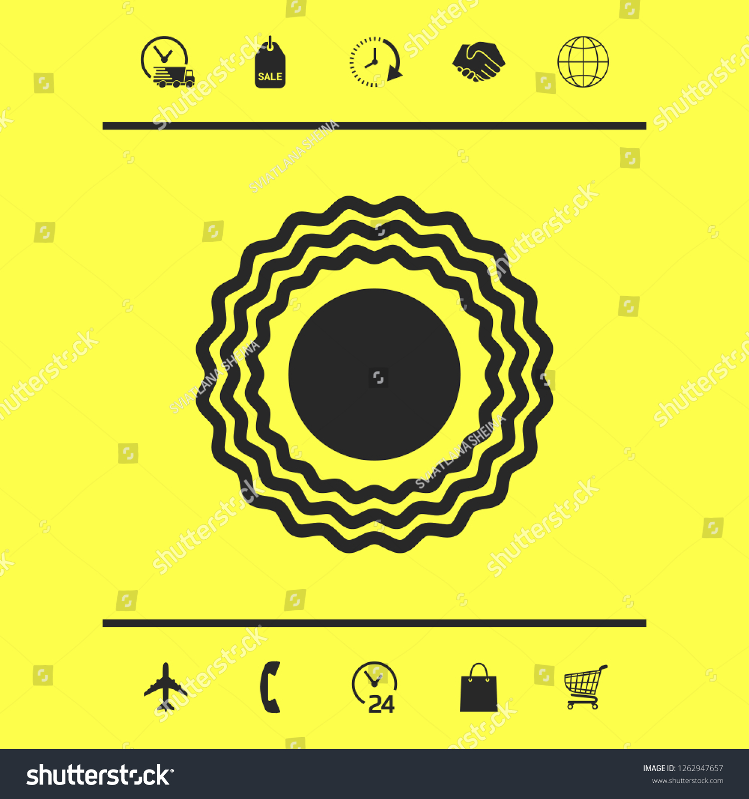 Sun icon symbol. Graphic elements for your design_站酷海洛_正版图片_视频_字体_音乐素材 ...