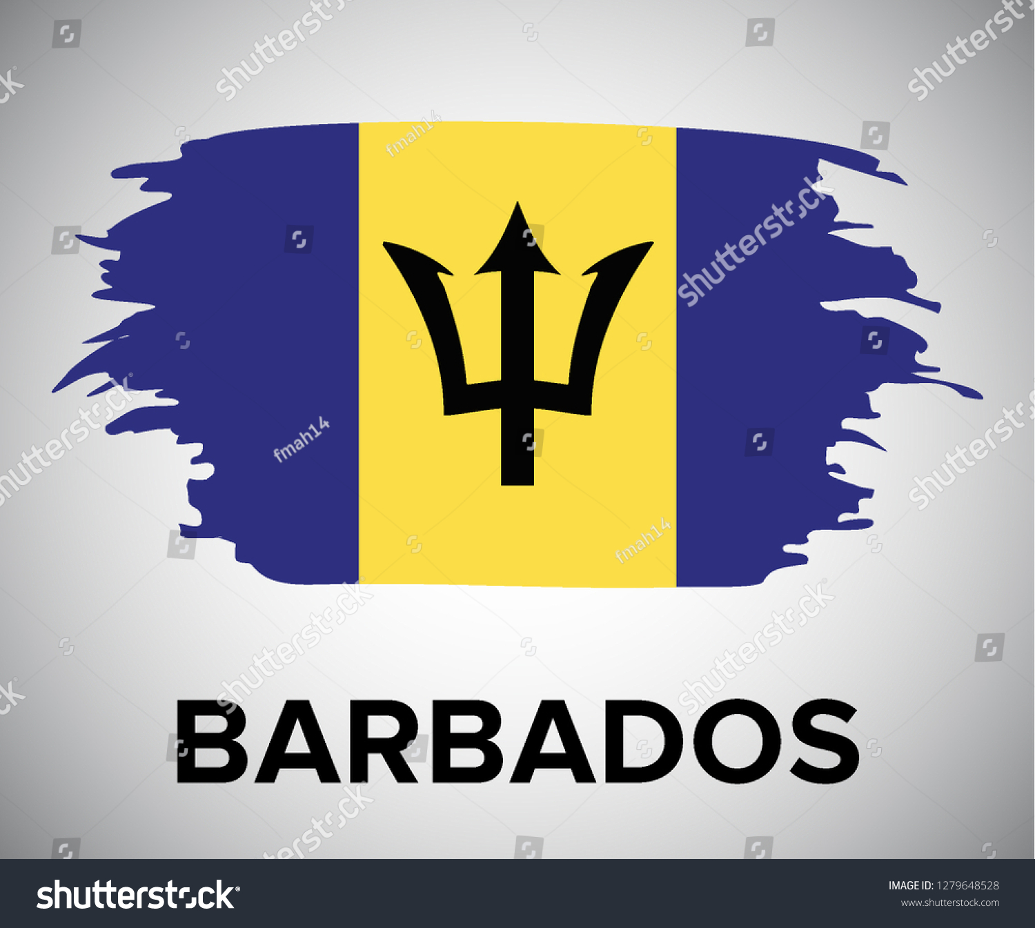 Barbados flag vector icon_站酷海洛_正版图片_视频_字体_音乐素材交易平台_站酷旗下品牌