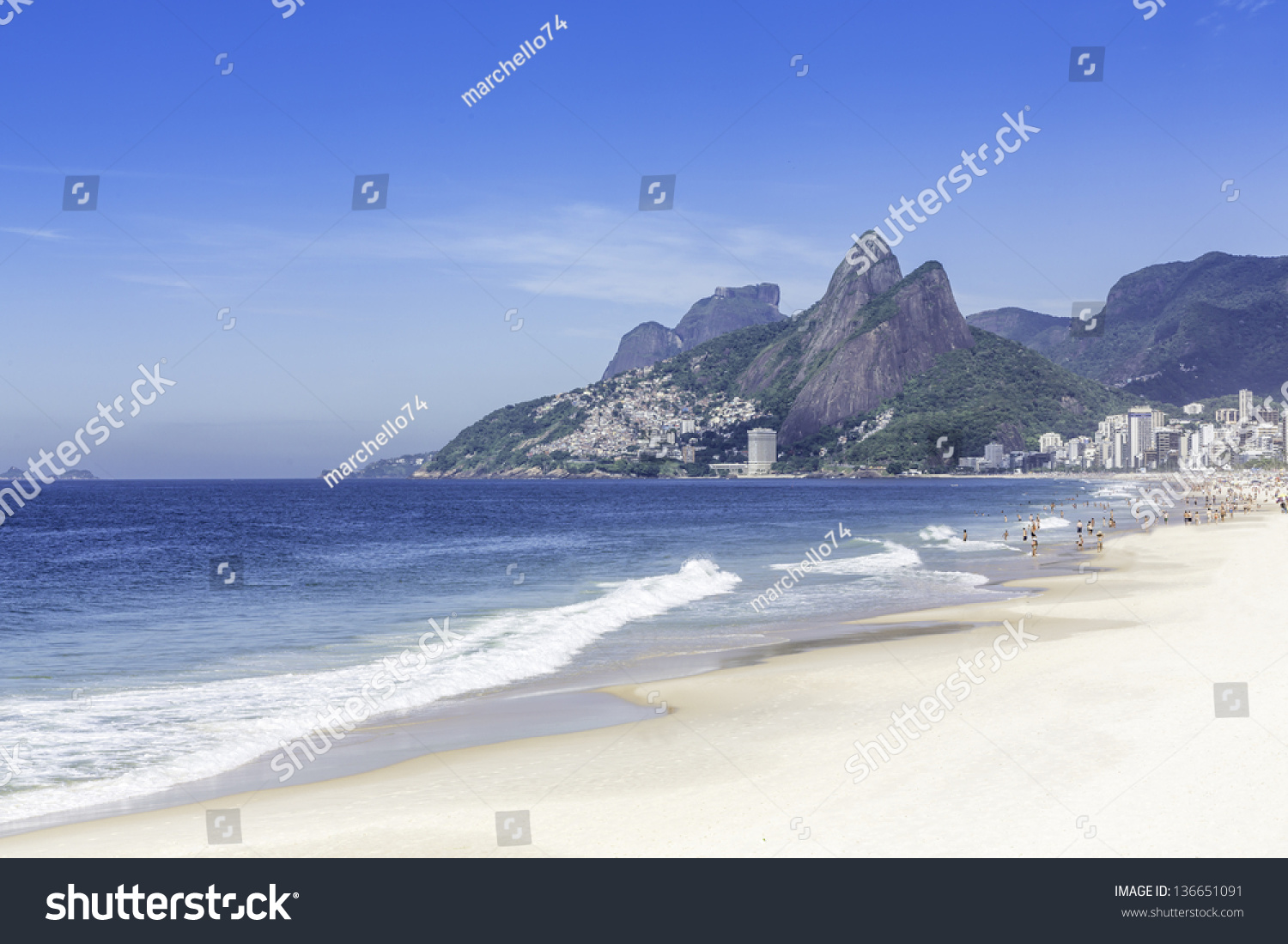 Ipanema Beach in the morning in Rio de Janeiro Brazil_站酷海洛_正版图片_视频_字体 ...