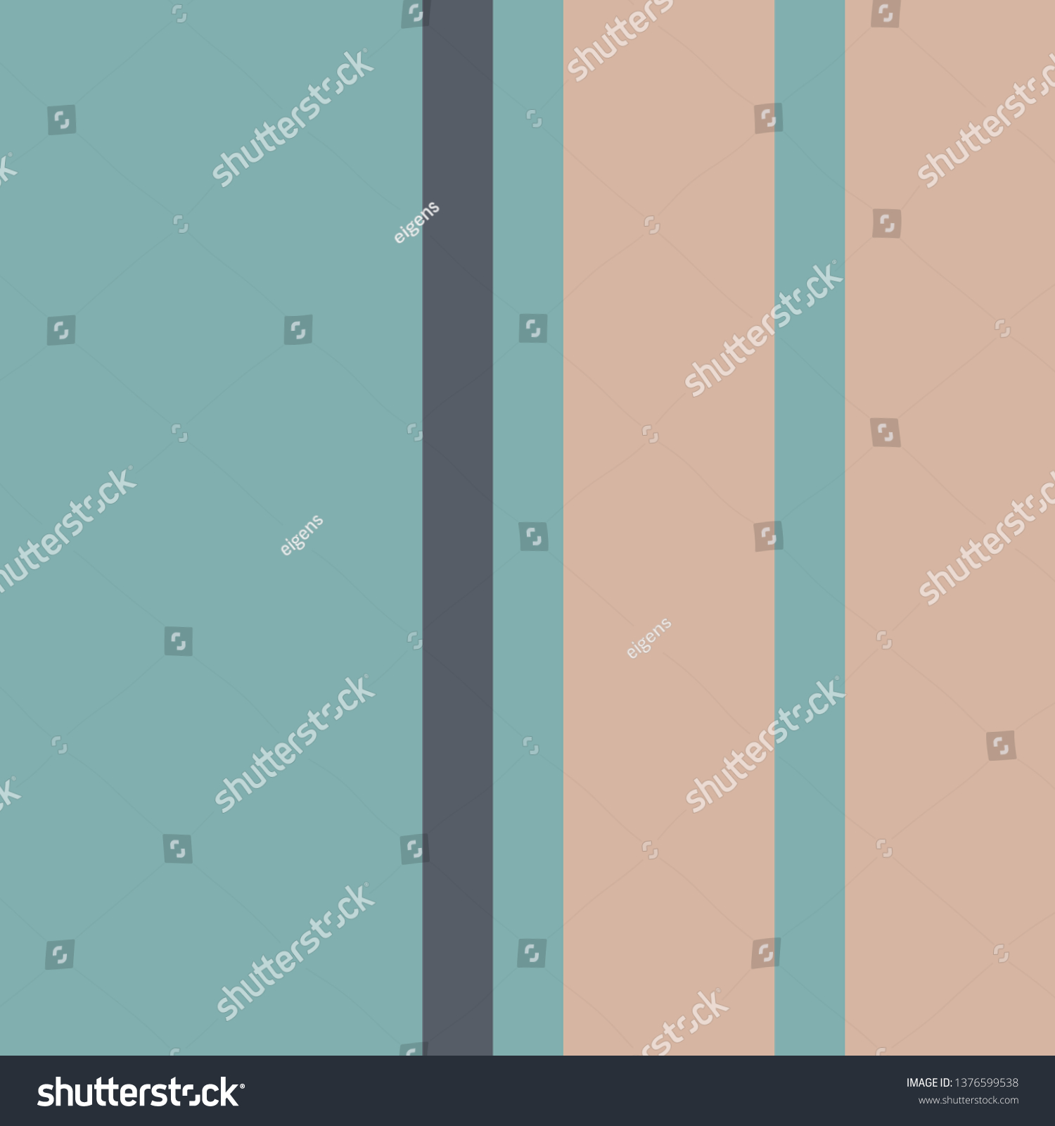 Three-coloured vertical stripes consisting of the colours teal light ...