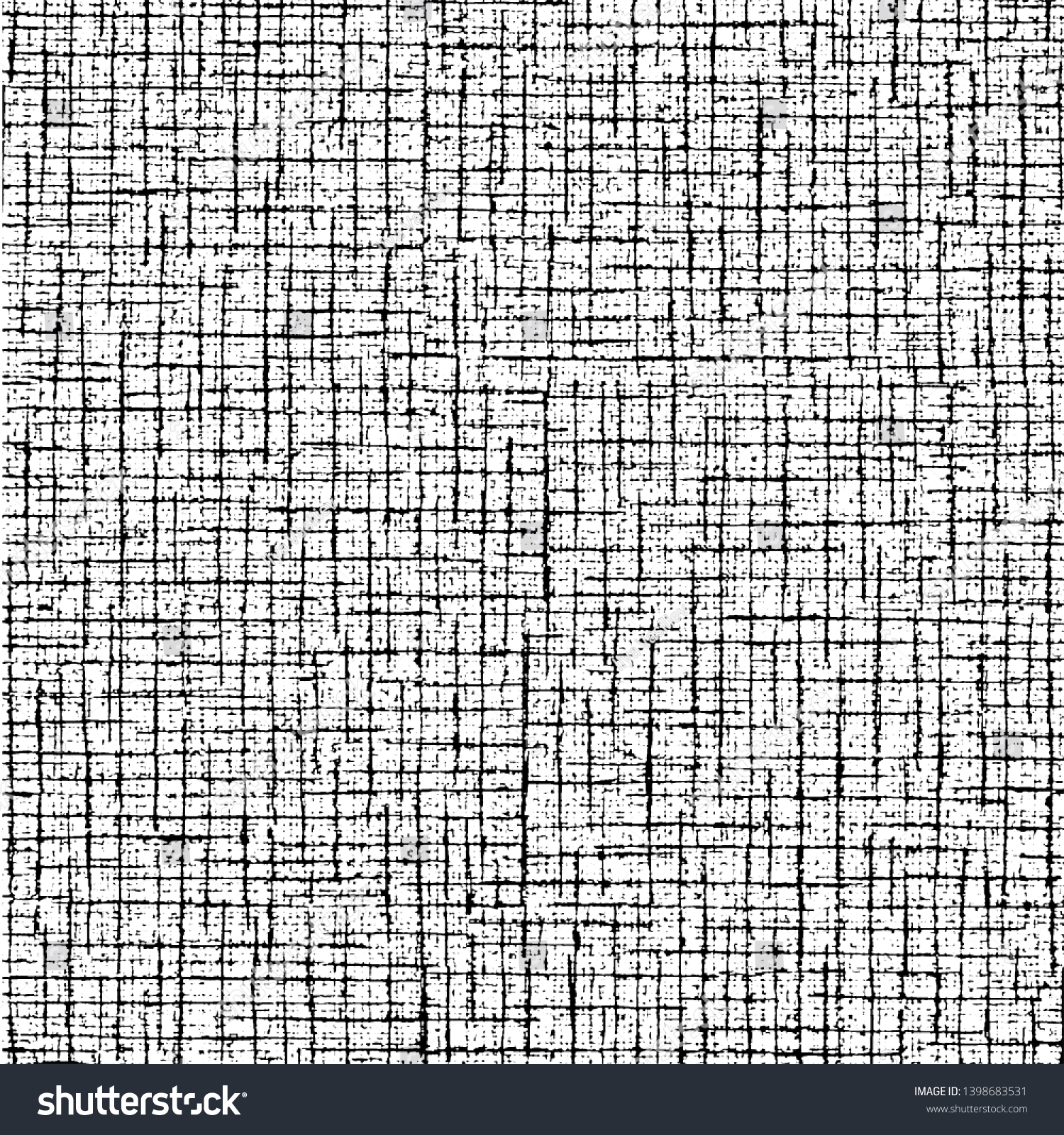 A structure consisting of a set of wooden textures lines and dots. Black and white illustrations ...