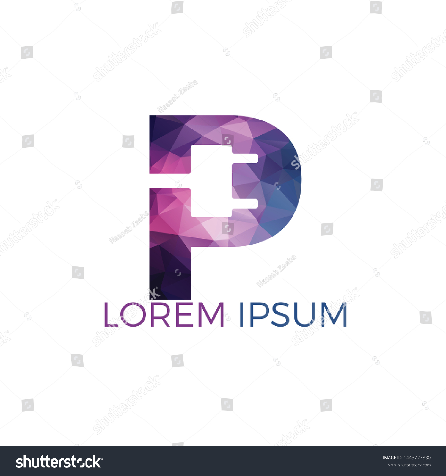 Letter P electricity plug vector logo design. Power logo design ...