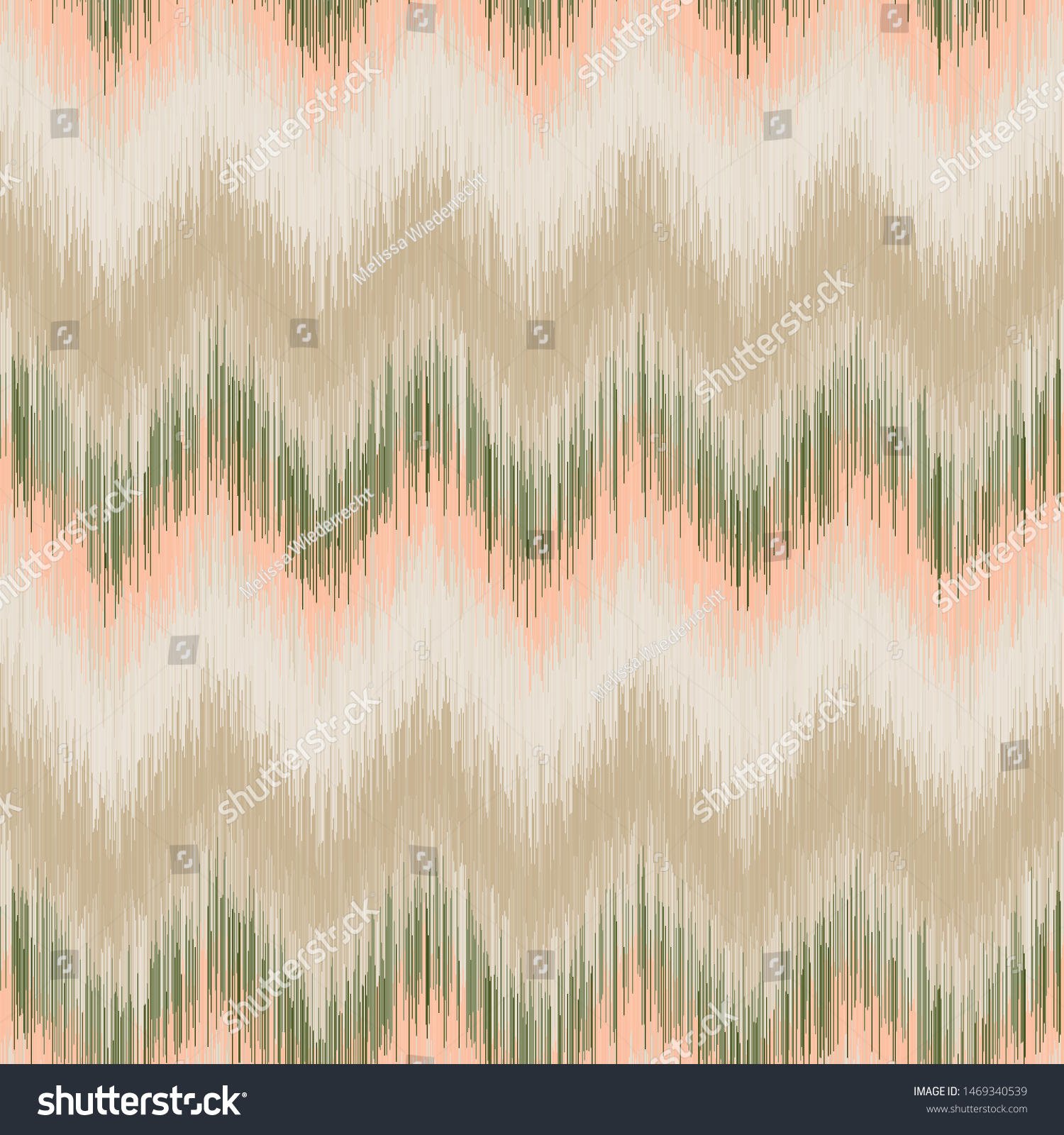 Modern Ikat Chevron Seamless Repeat Vector Pattern Swatch. Ancient ...