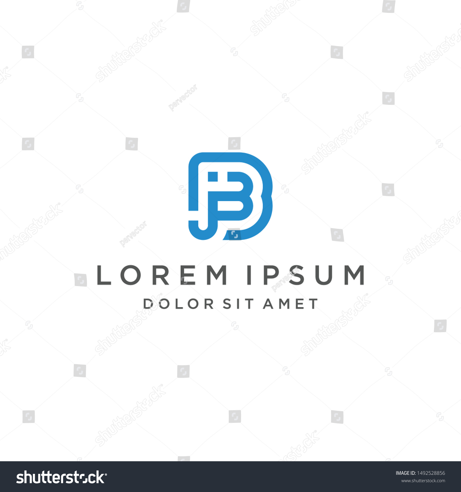 JBB Logo Monogram Icon Vector Template_站酷海洛_正版图片_视频_字体_音乐素材交易平台_站酷旗下品牌