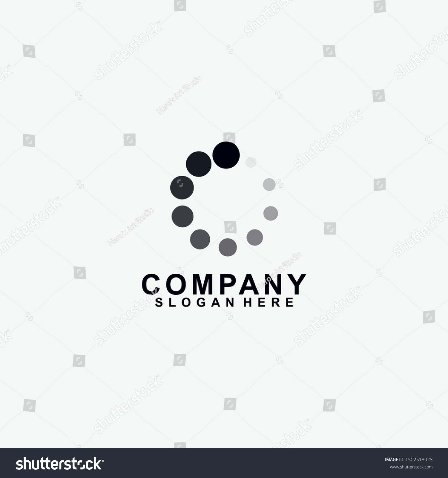 Loading Logo Design. Modern Design. Loading Icon. Flat Logo. Flat Icon ...