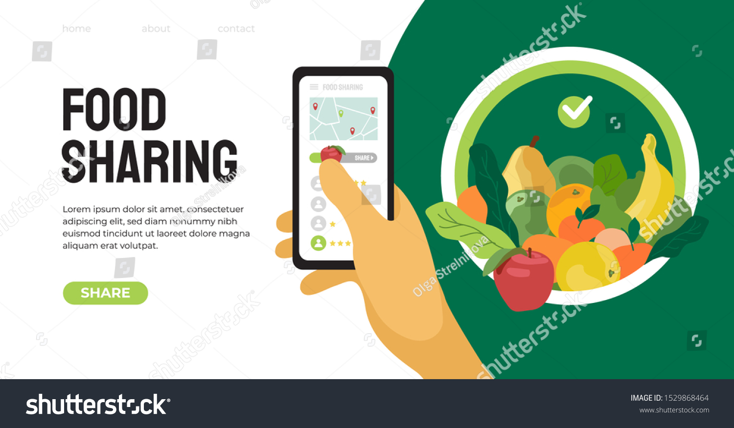 Food sharing project mobile app help restaurant and cafe sell unused ...