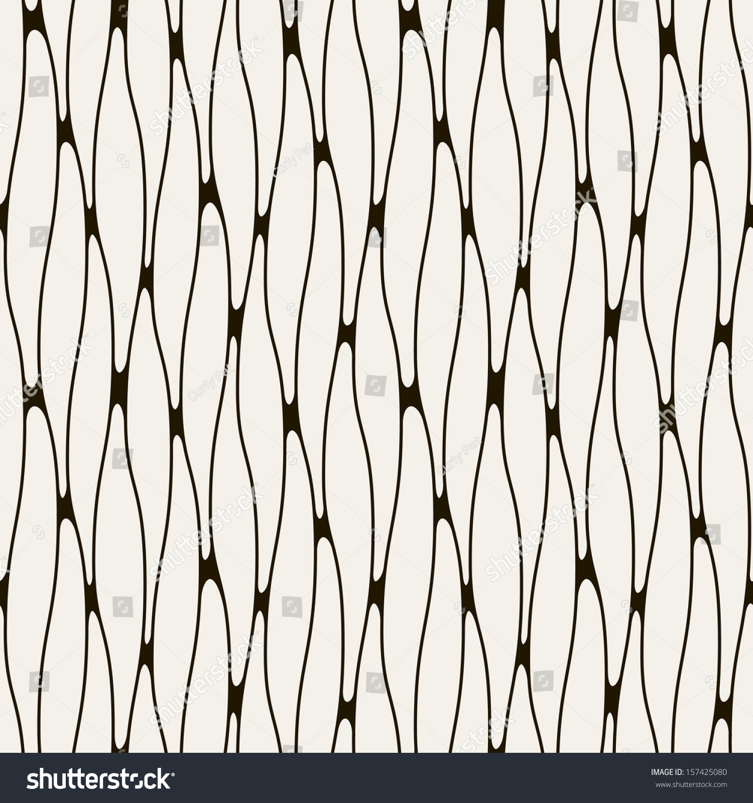 Vector seamless pattern. Modern stylish texture of mesh. Repeating ...