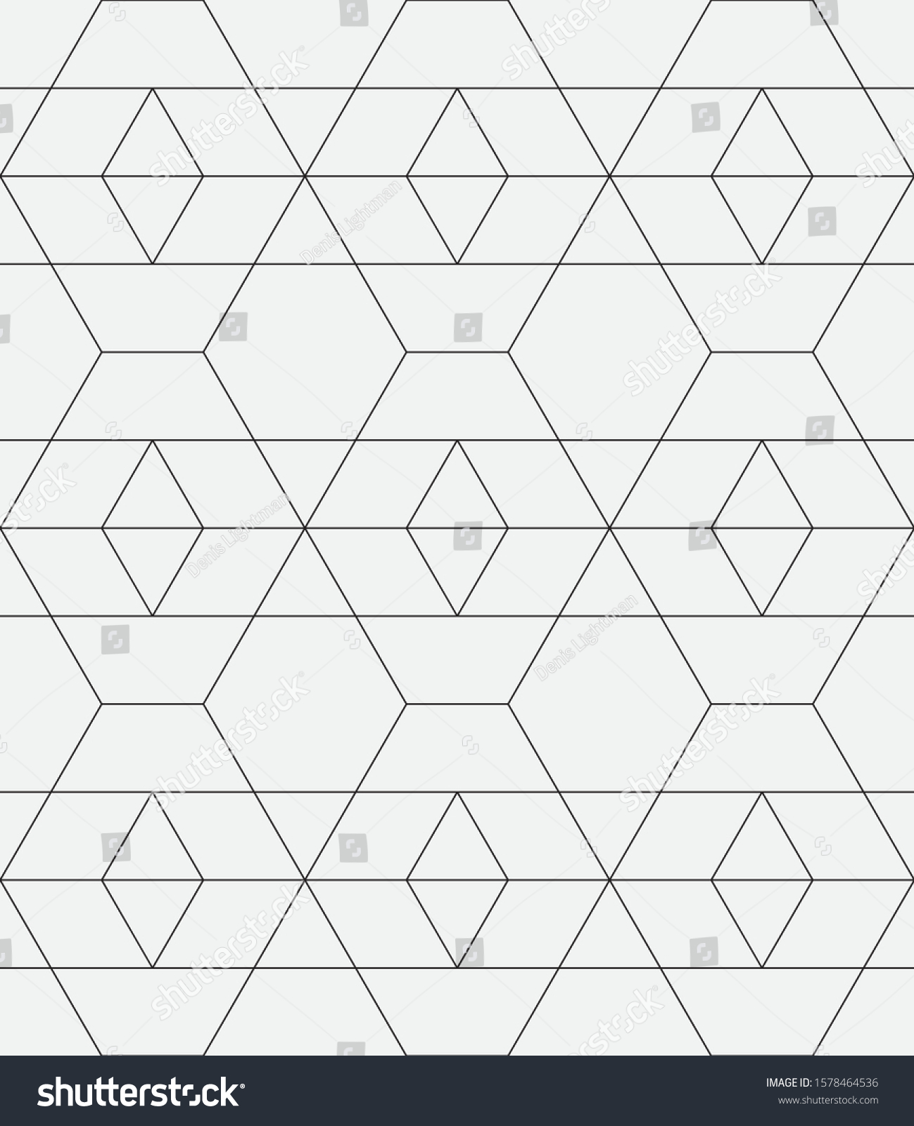 Vector seamless pattern. Regular abstract striped texture. Geometric ...