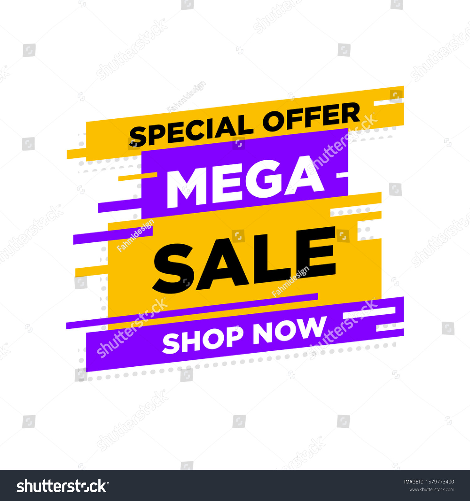 Sale banner template design Mega sale best offer End of season Vector ...