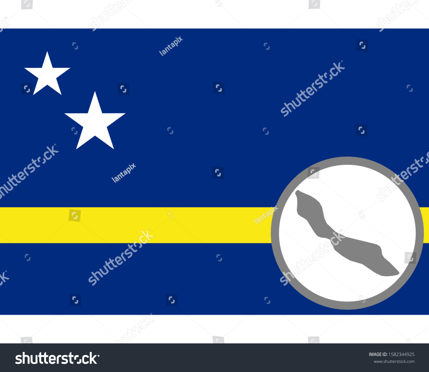Flag and map of Curacao_站酷海洛_正版图片_视频_字体_音乐素材交易平台_站酷旗下品牌