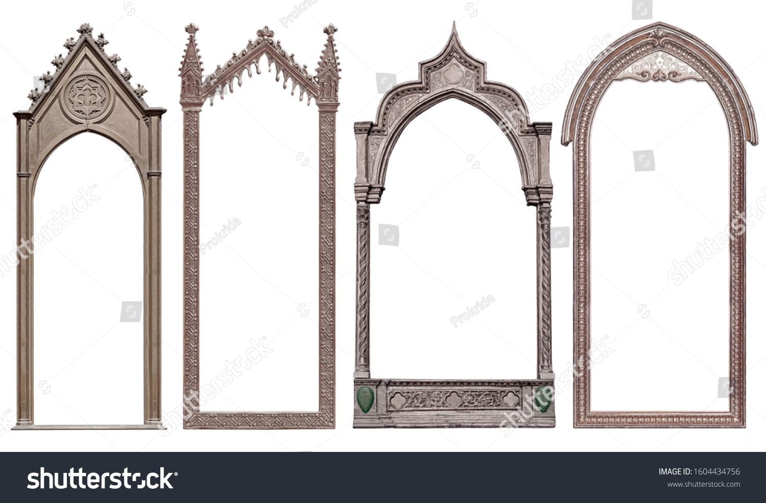 Set Of Panoramic Silver Gothic Frame For Paintings Mirrors Or Photos set-of-panoramic-silver-gothic-frame-for-paintings-mirrors-or-photos