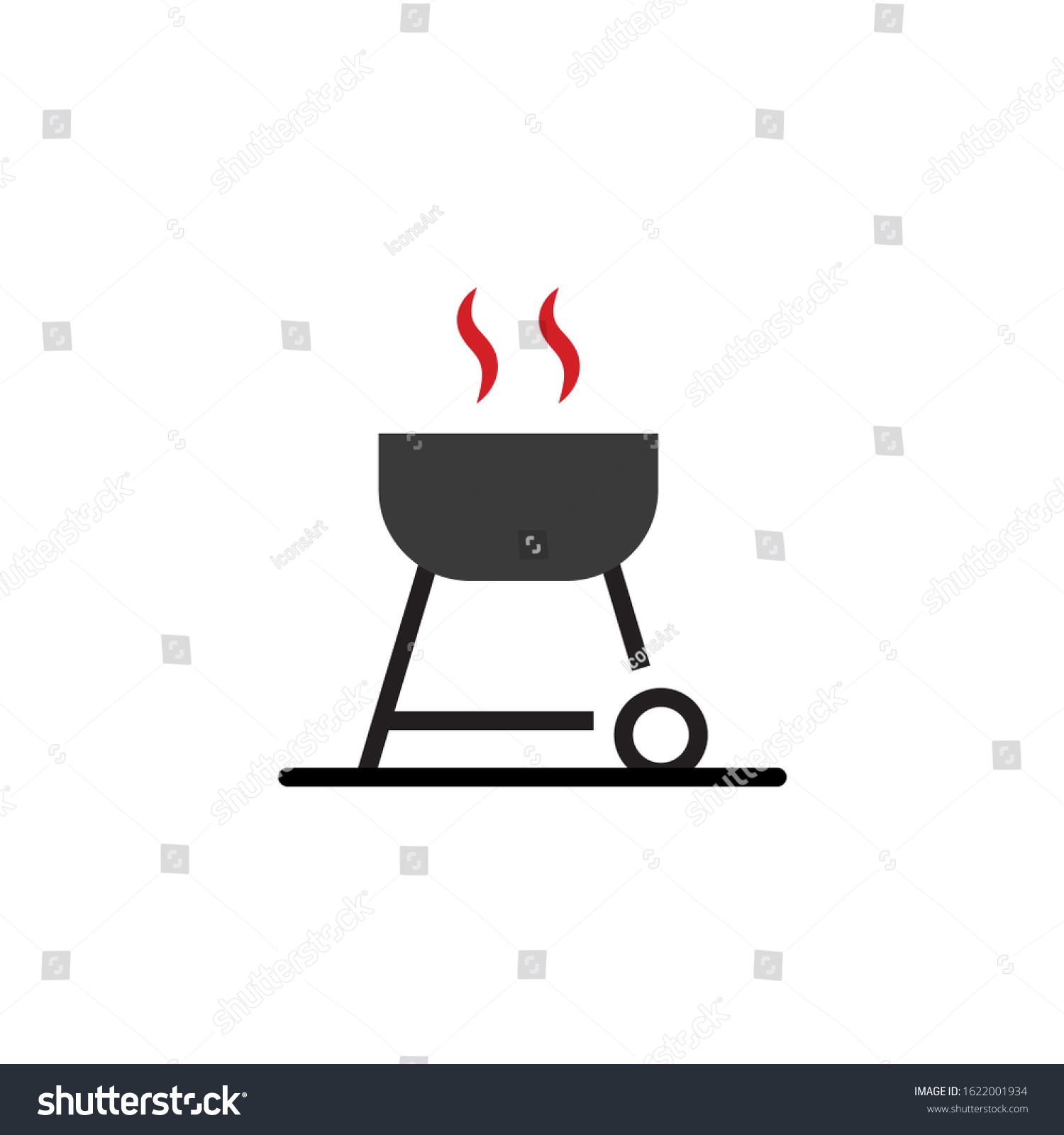 barbecue icon sign and symbol. barbecue color icon for website design ...