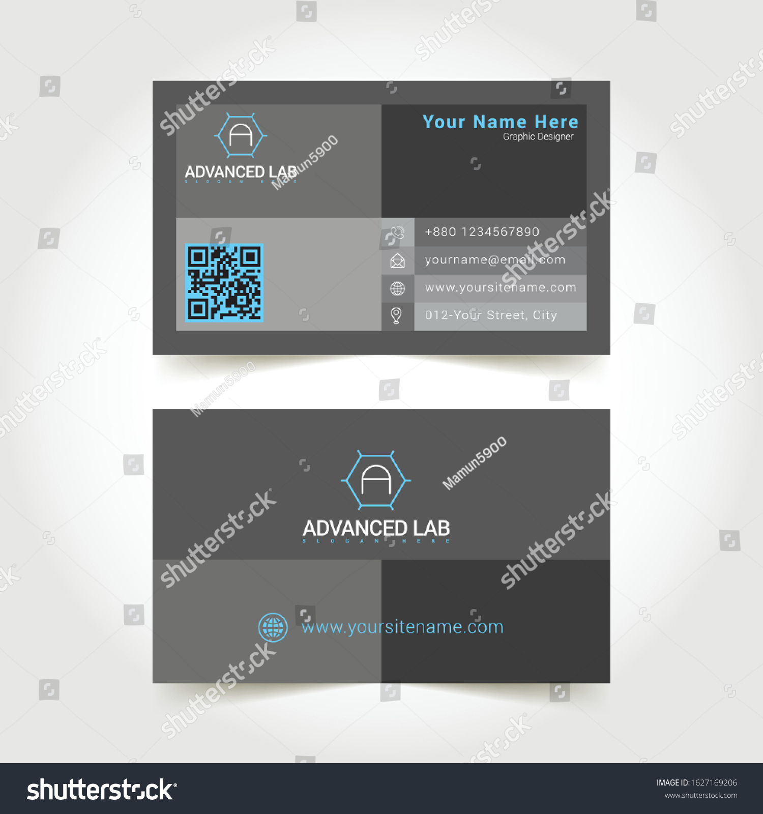 Unique corporate business card premium vector_站酷海洛_正版图片_视频_字体_音乐素材交易平台 ...