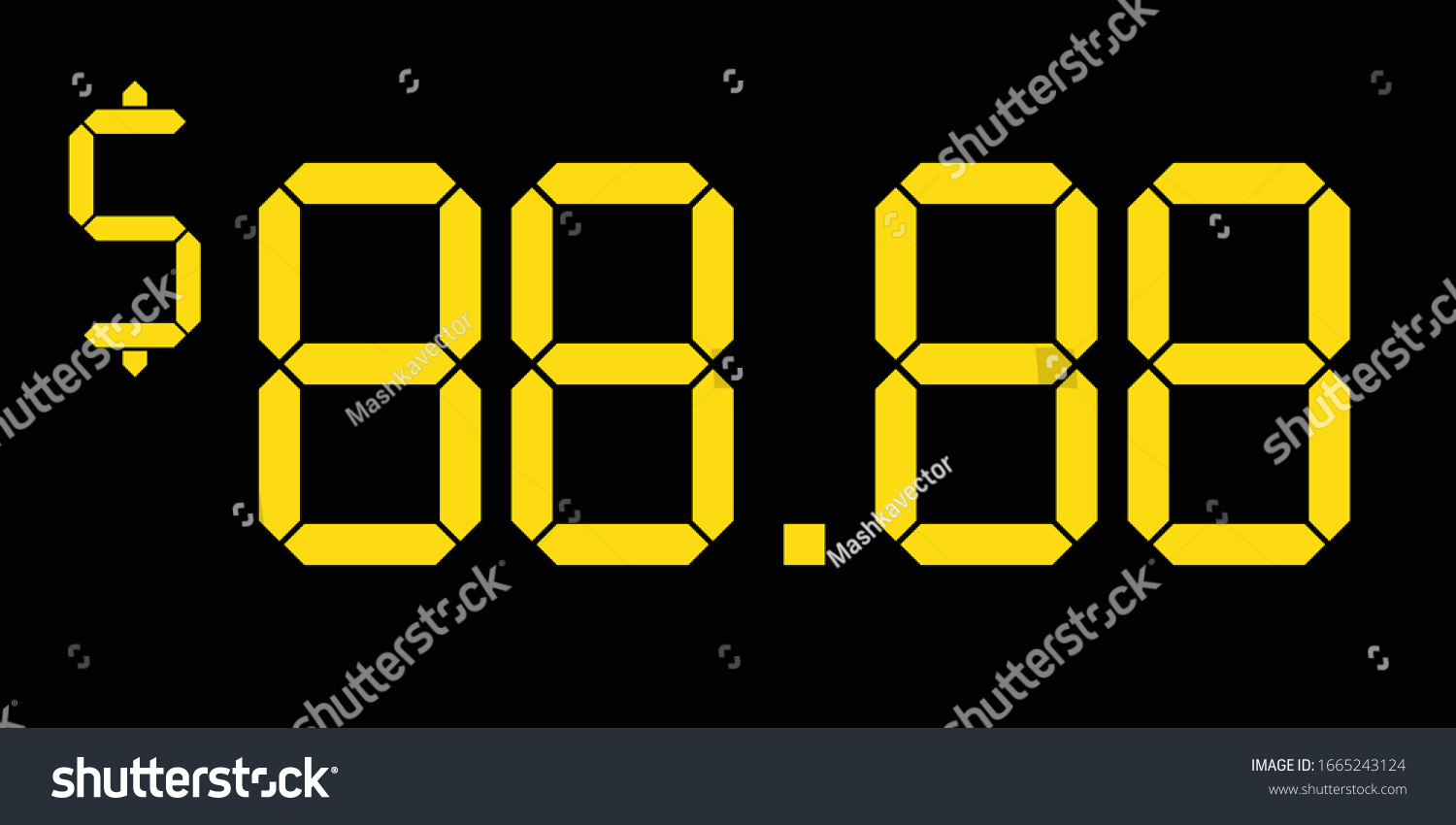 Illustration vector: price shelf template 88.88_站酷海洛_正版图片_视频_字体_音乐素材交易 ...