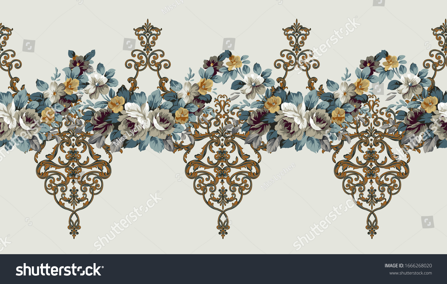 Decorative elegant luxury design.Vintage elements in baroque rococo ...