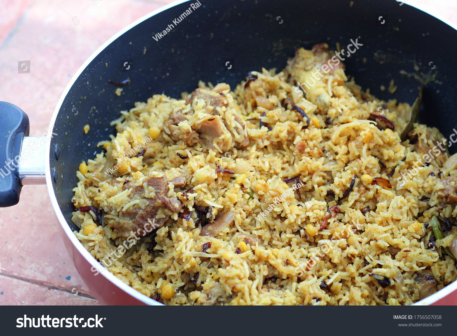 Mutton Pualo A preparation of Mutton with Rice Spices Rose Water Onions ...