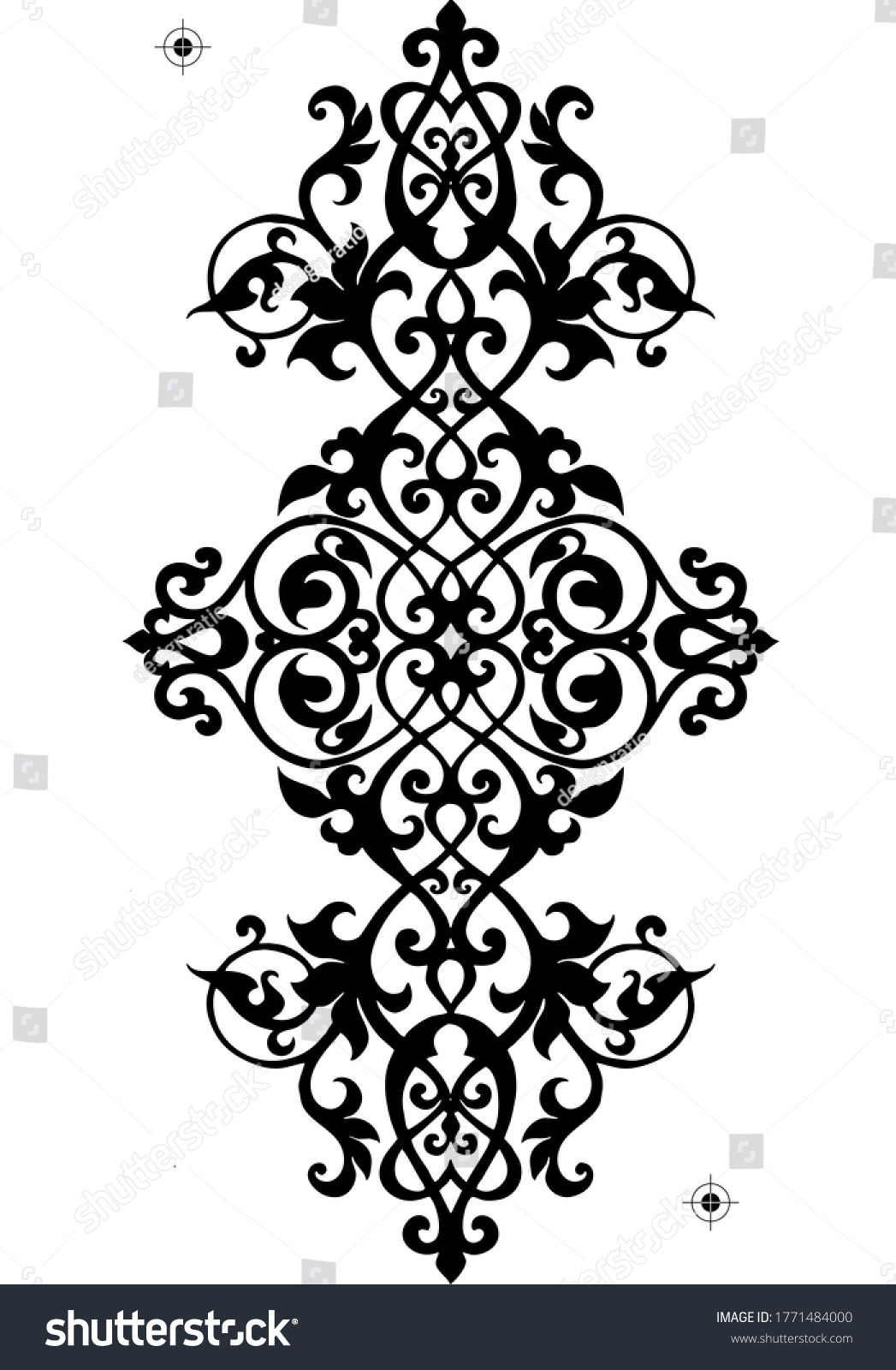 art design old inscription epigraphy crossed decoration print cross ...