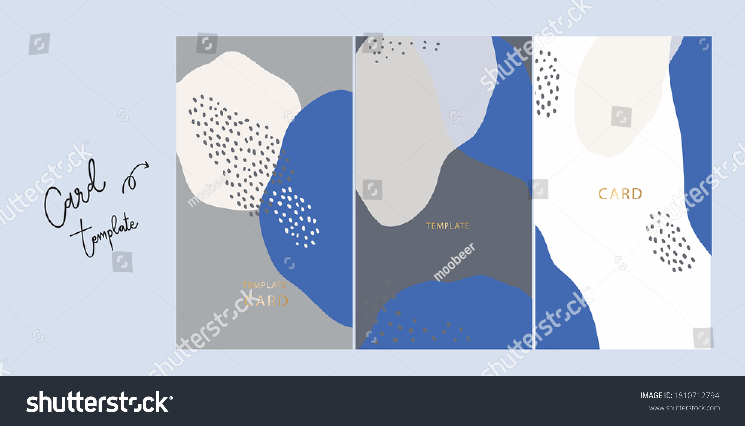 Card navy blue and golden metallic background abstract vector card ...