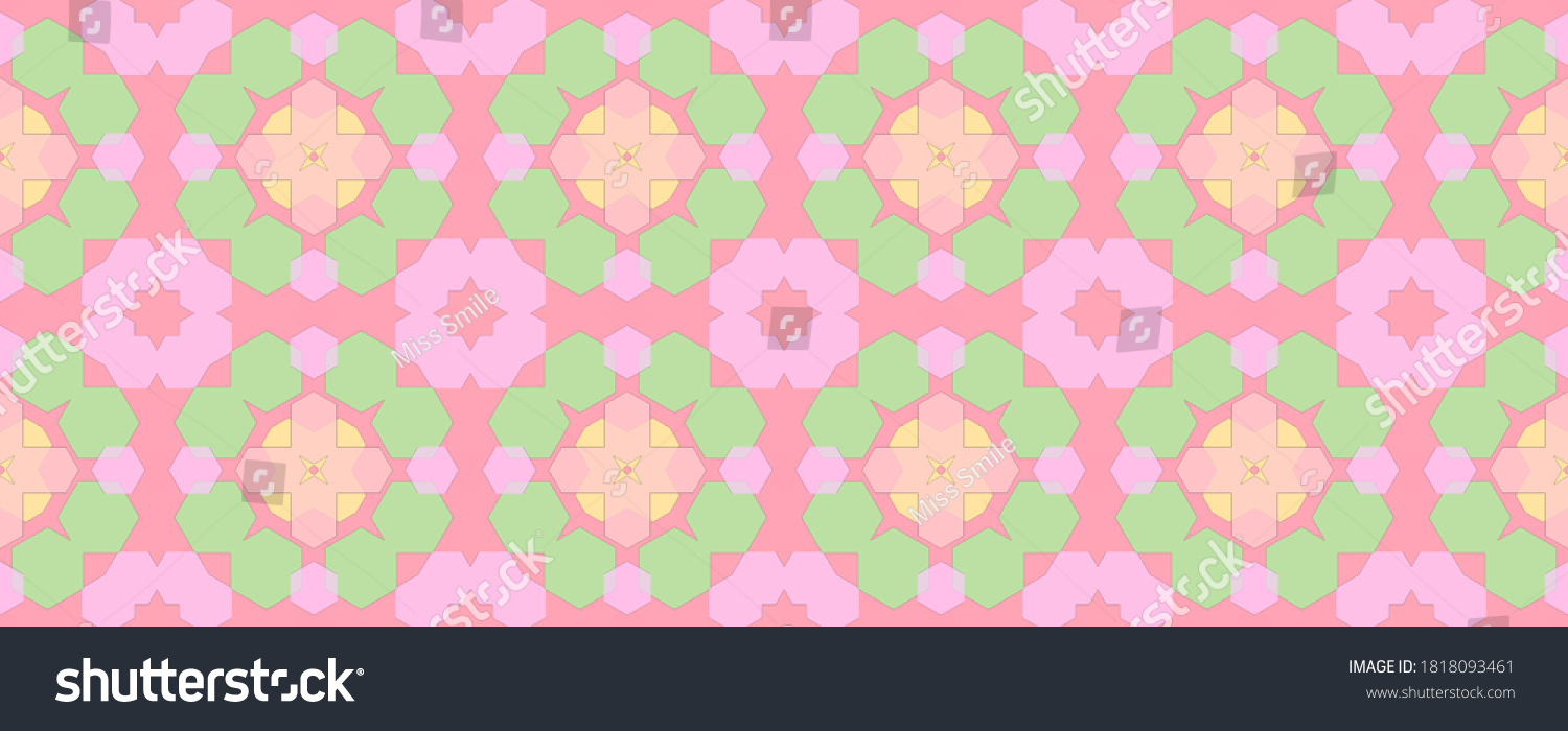 Aquarelle Pink Tile. Watercolor Repeat Design. Decorative Seamless ...