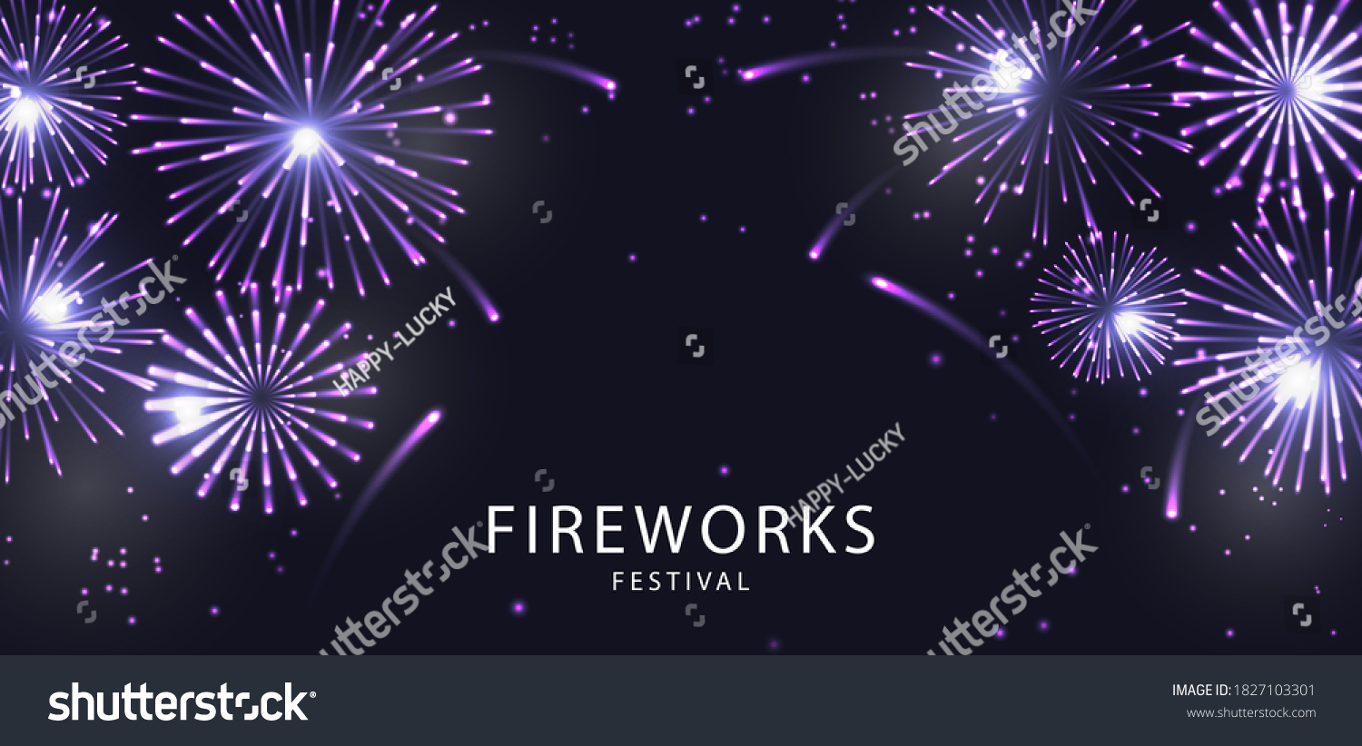 Fireworks Festival. Firecracker beautiful purple burst on the night sky ...