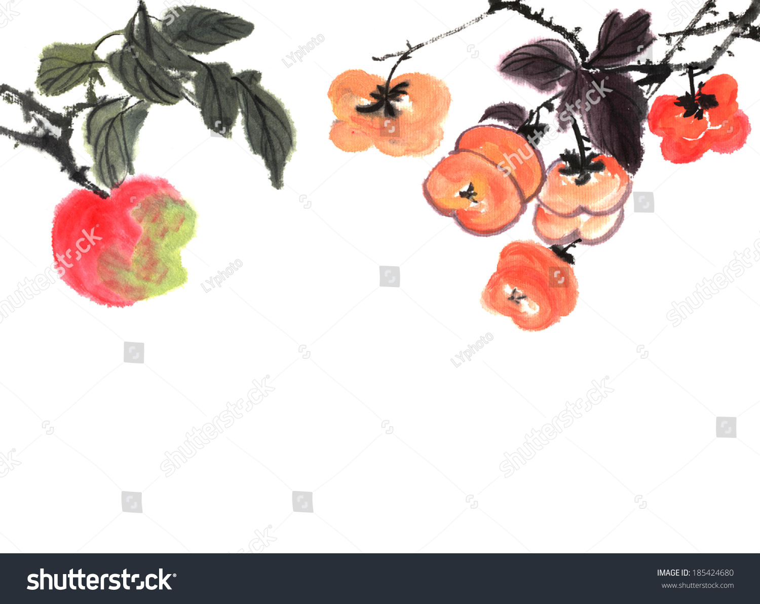 delicious fruits of painting pippa peach_站酷海洛_正版图片_视频_字体_音乐素材交易平台_站酷旗下品牌