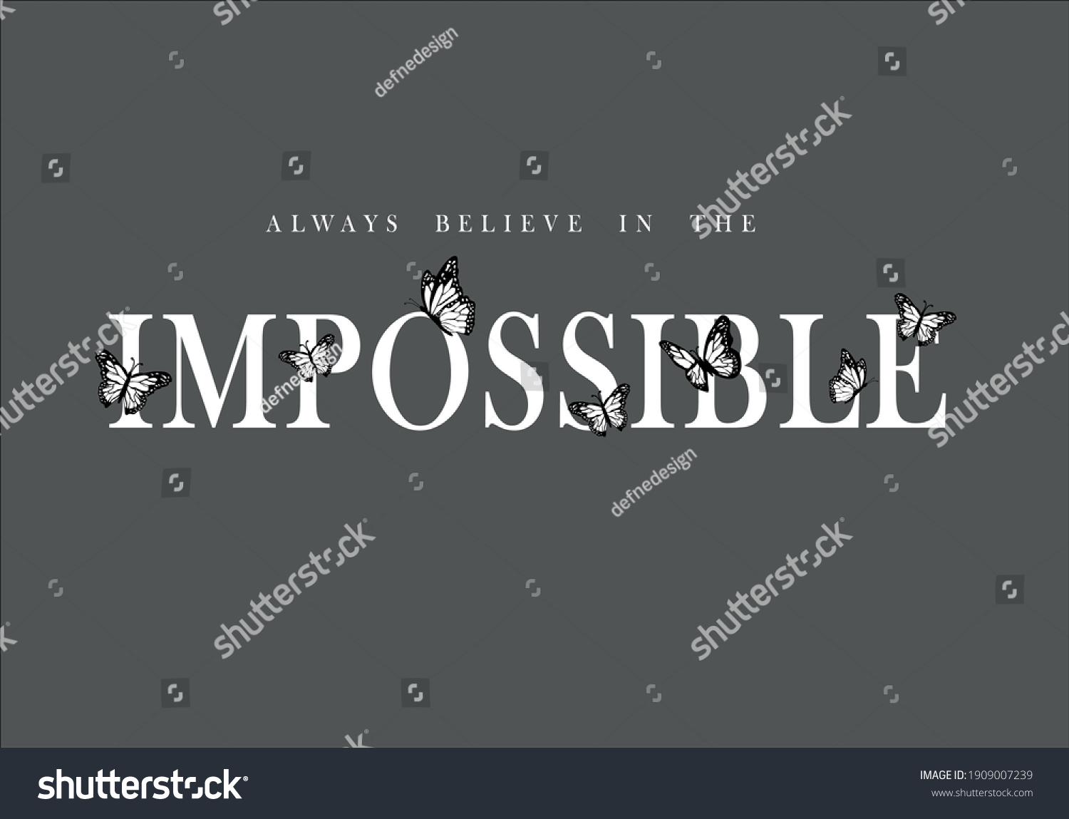 Impossible text with butterflies design art_站酷海洛_正版图片_视频_字体_音乐素材交易平台_站酷旗下品牌