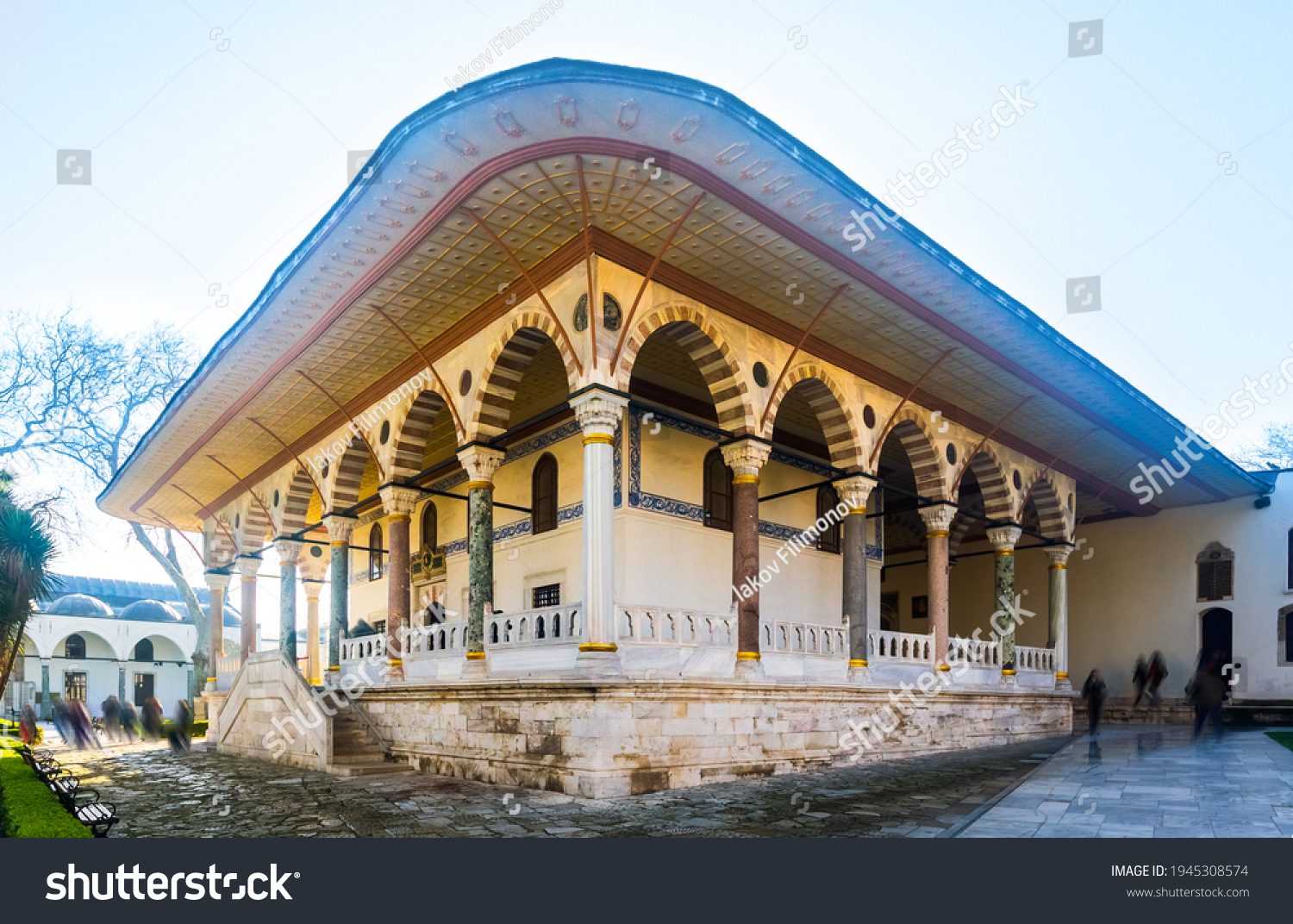 Audience Chamber (Arz Odasi) in Third Courtyard of Topkapi Palace used ...