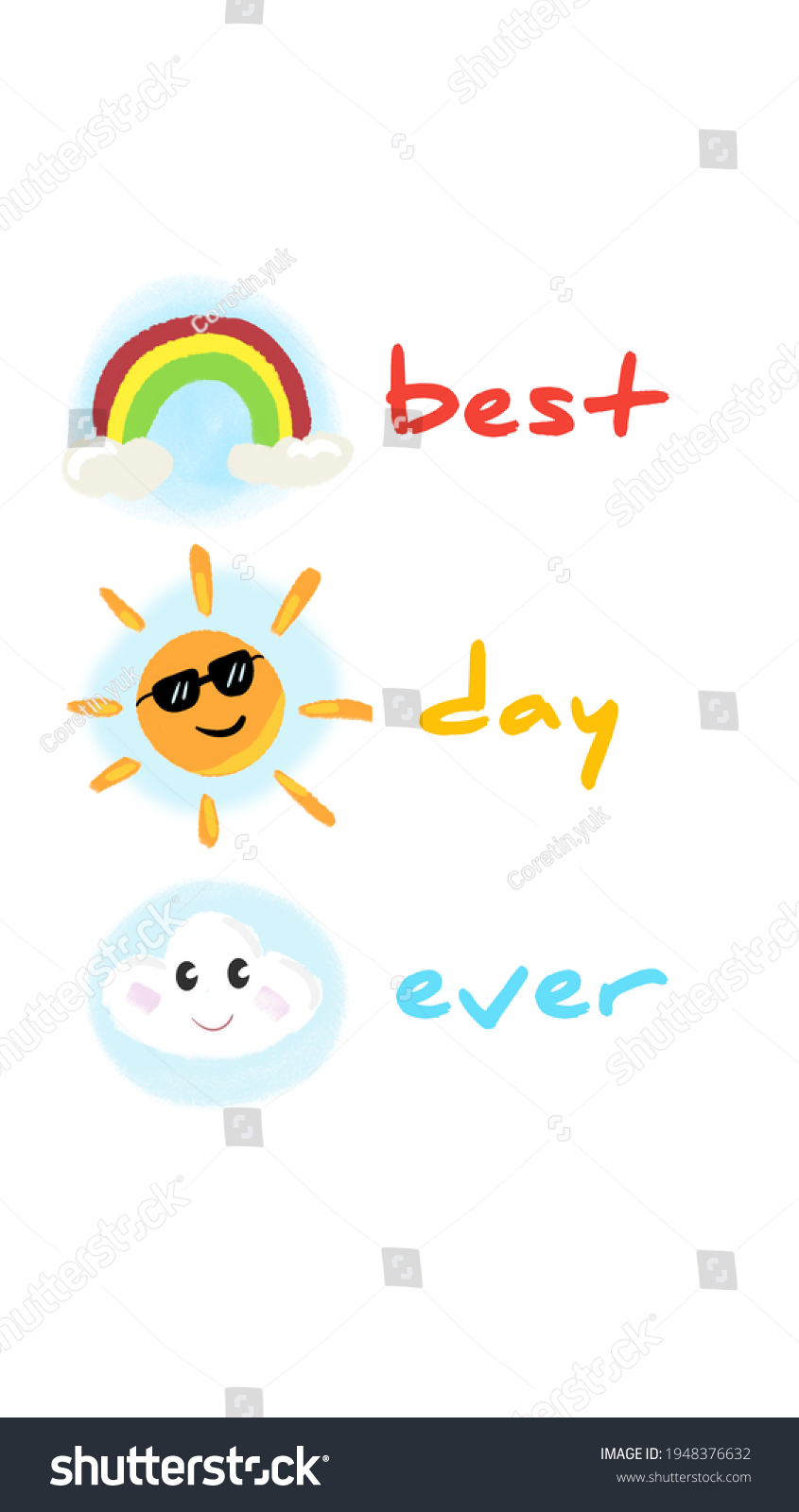 best day ever wallpaper background good vibes_站酷海洛_正版图片_视频_字体_音乐素材交易平台 ...