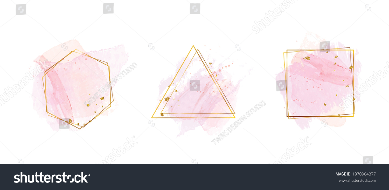 Luxury Gold invite frame design vector. Invitation design for wedding ...