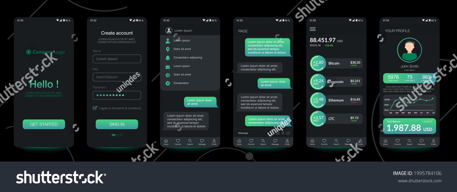 Design Of Mobile App Cryptocurrency Wallet Chat Room UI UX GUI Set Of design-of-mobile-app-cryptocurrency-wallet-chat-room-ui-ux-gui-set-of
