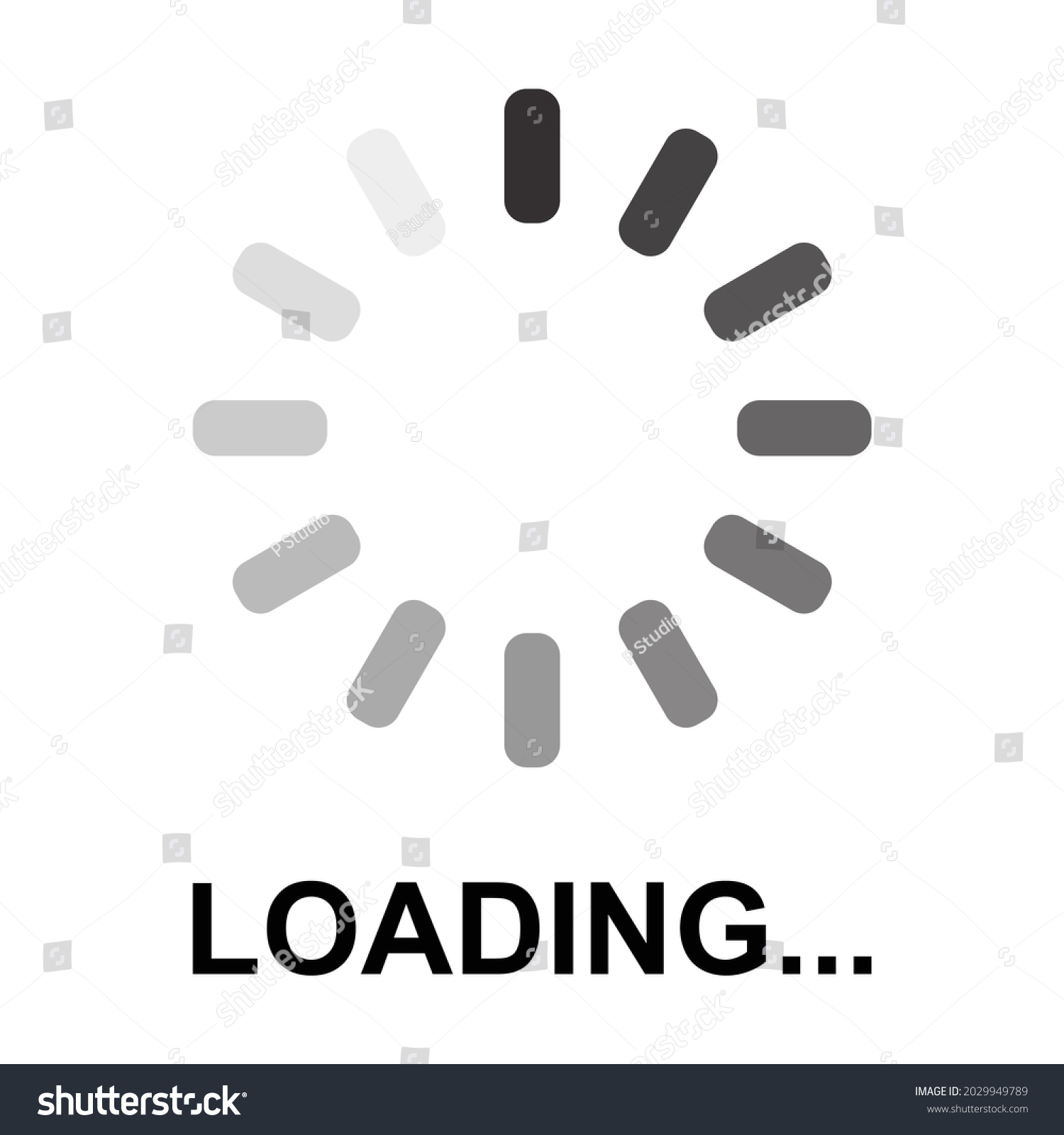 loading icon vector for your website design logo app UI. illustration_站 ...