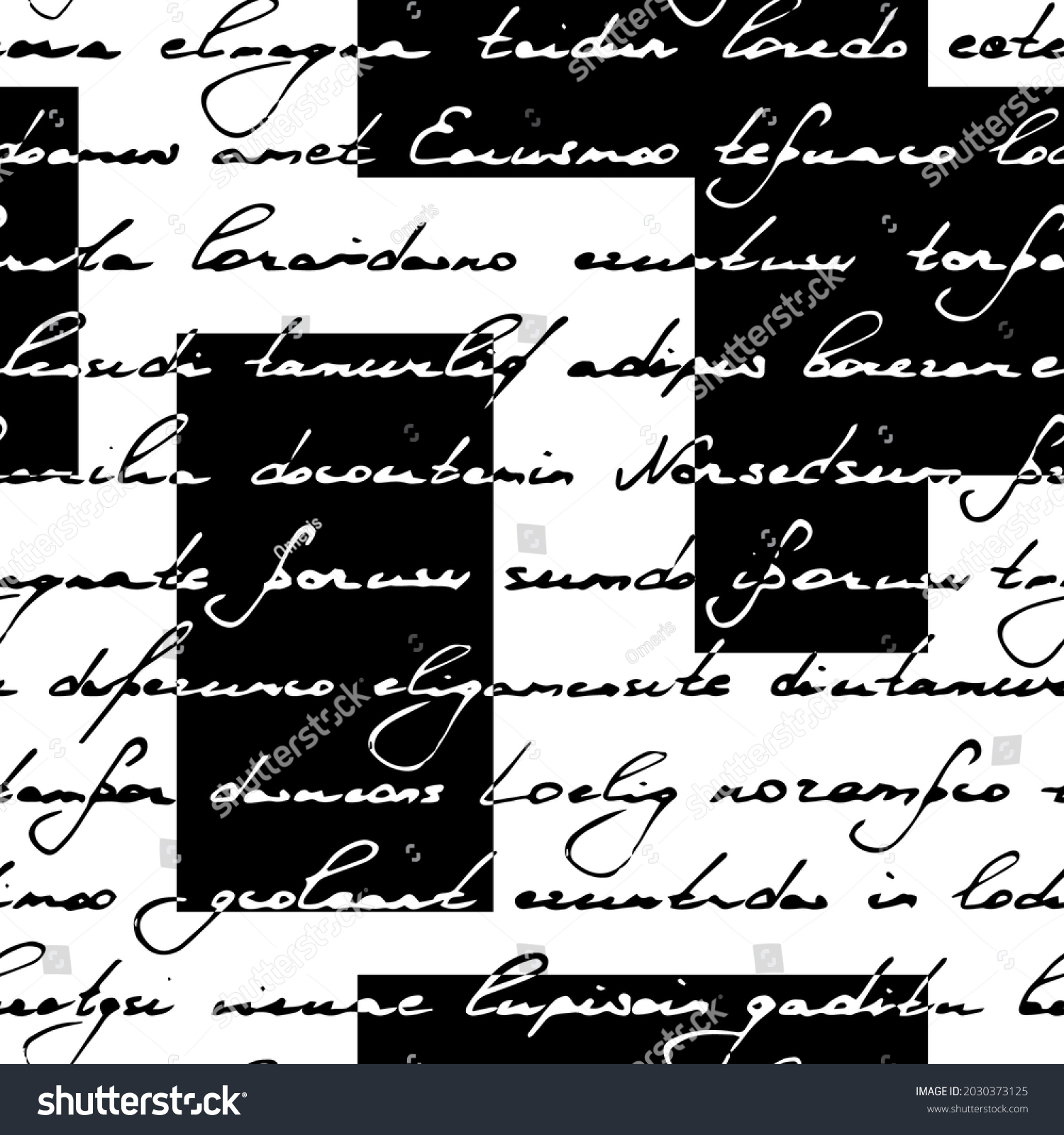 Abstract seamless pattern. Scribble background. Repeating scrawl ...