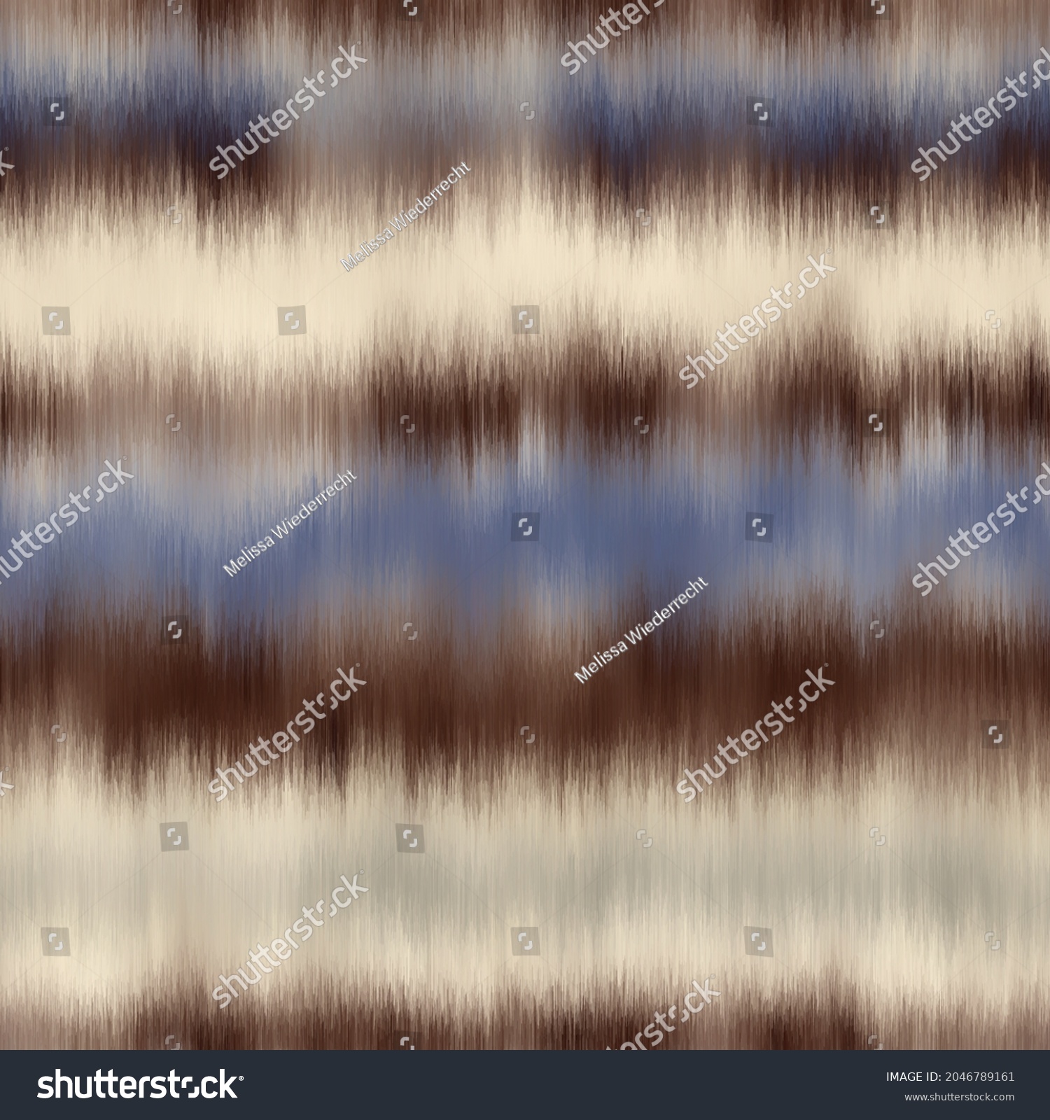 Seamless vector tie dye multicolor bleeding stripe pattern for surface ...